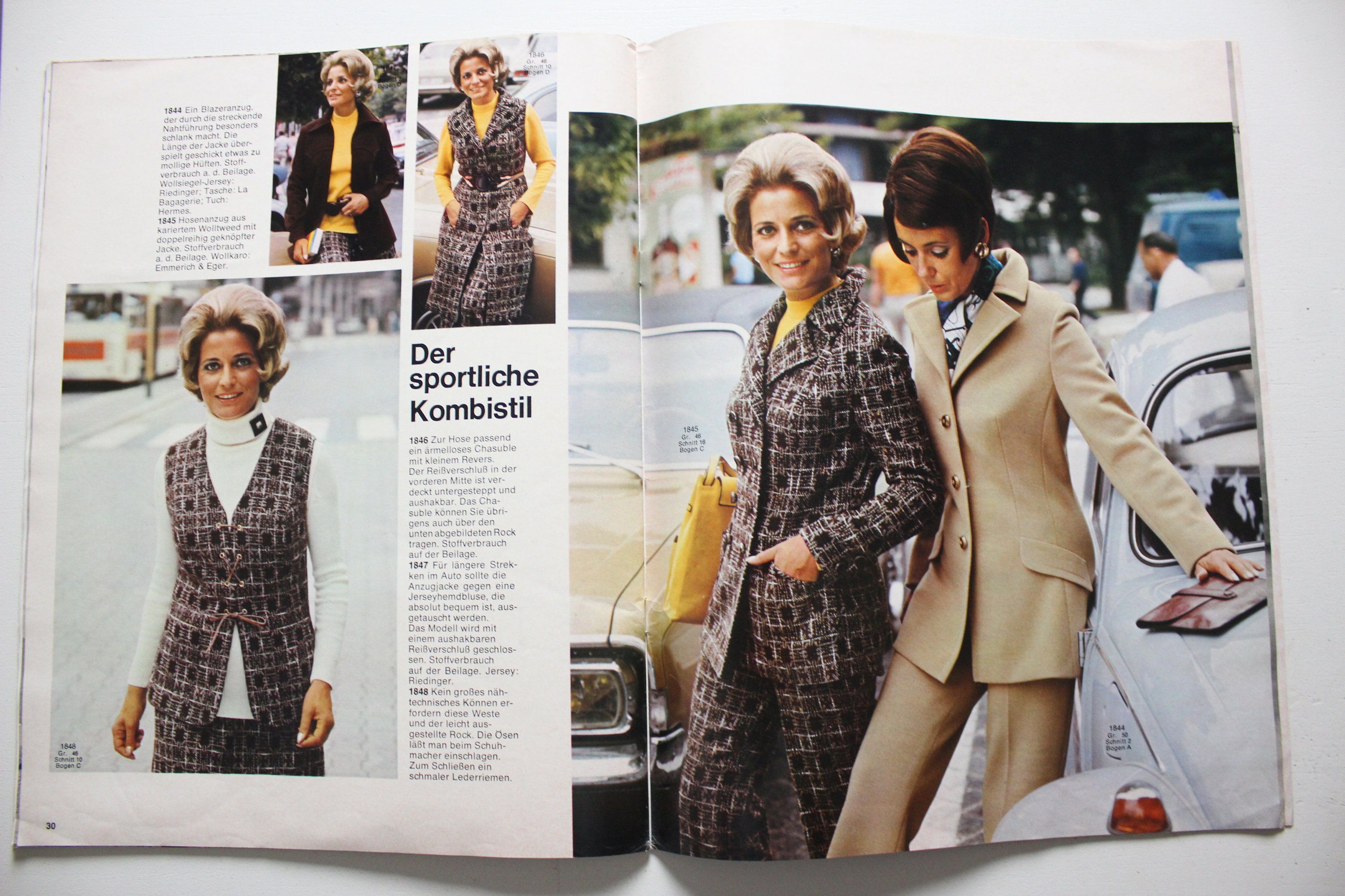 Burda Mode für Vollschlanke Herbst Winter 1971 . - Etsy.de