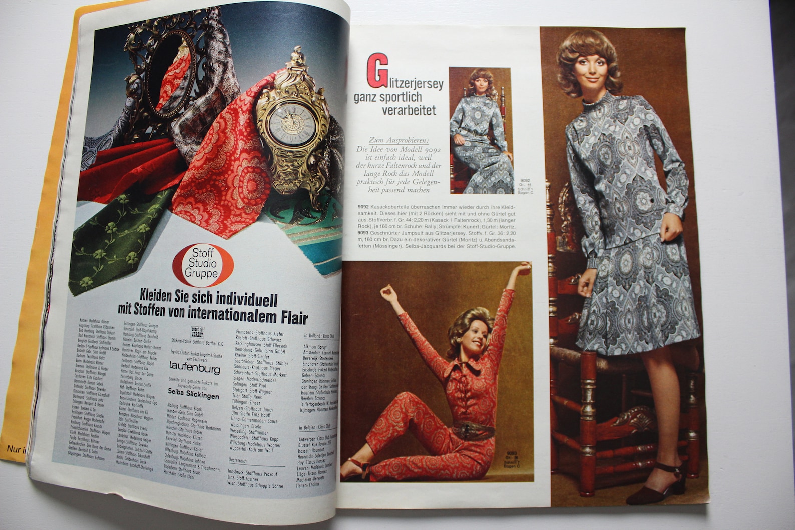 Burda Moden 11/ 1970 Instructions, Pattern Sheets, Fashion Magazine ...
