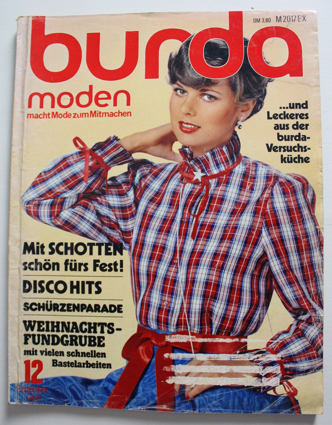 Burda Moden 12/ 1978 Instructions, Cutting Sheets, Fashion Magazine, Fashion Booklet, Sewing ...