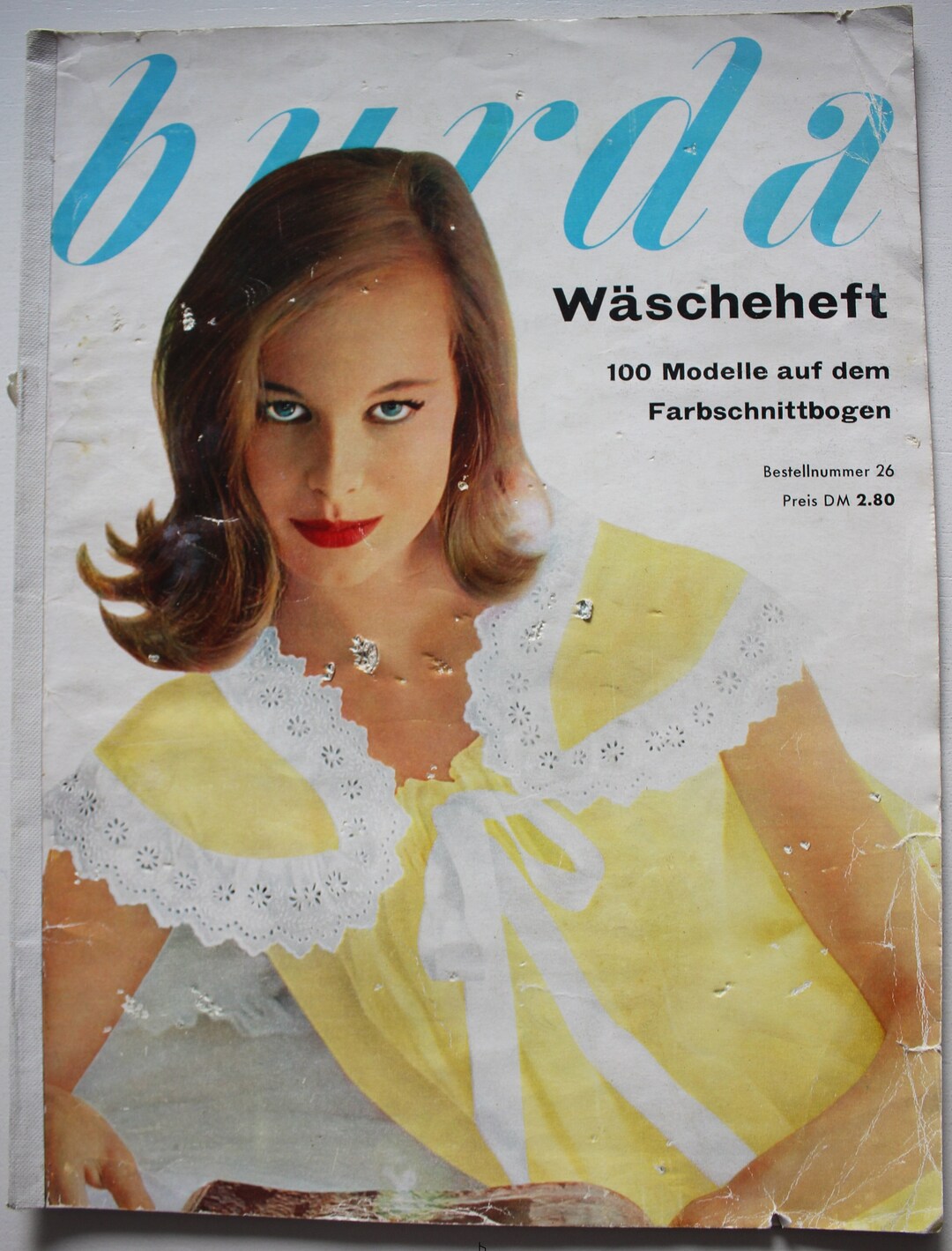 Burda Laundry Booklet 26 Instructions, Pattern Sheets, Fashion Magazine, Fashion Booklet, Sewing ...