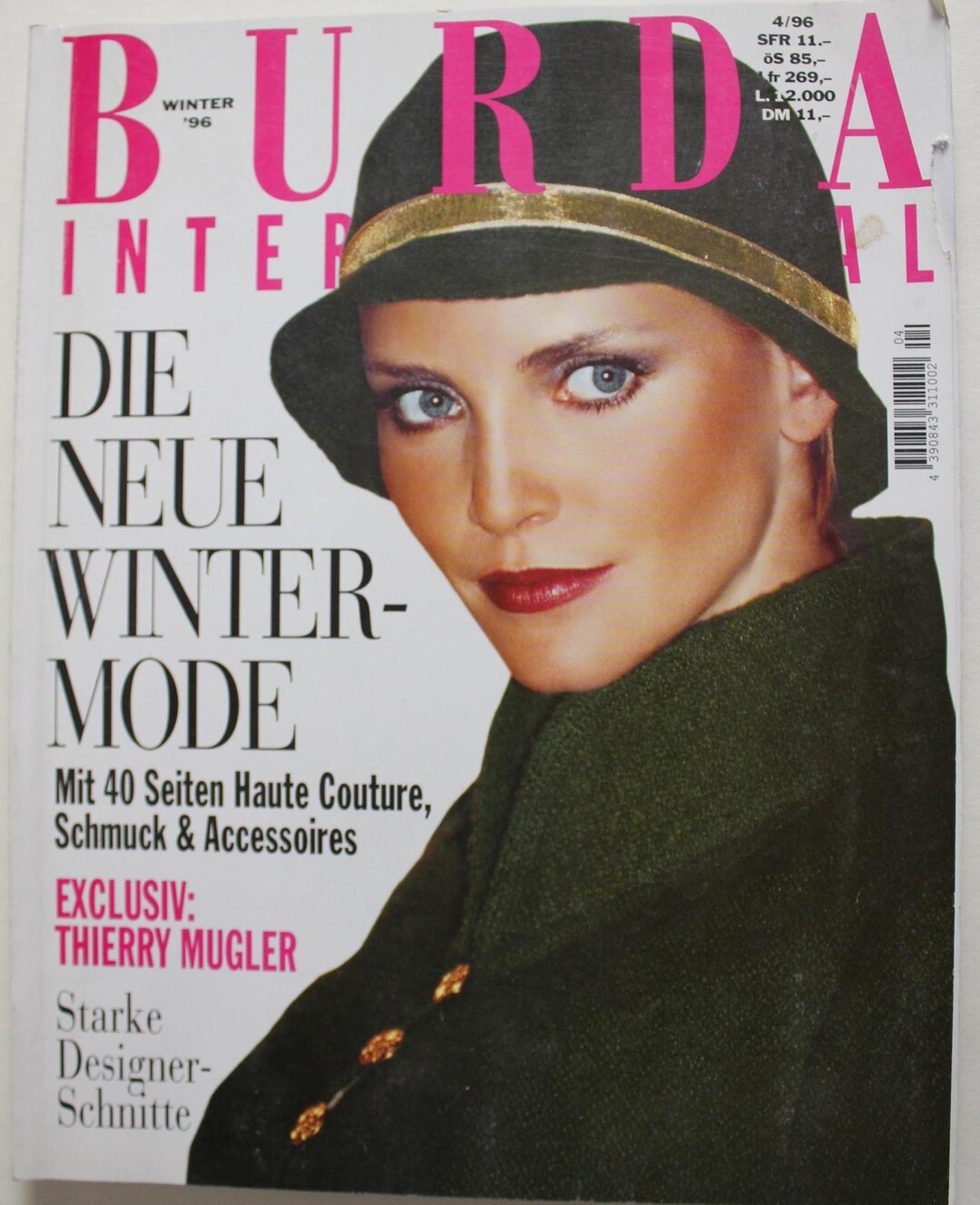 Burda International Winter 1996 Instructions Pattern Sheets, Fashion ...