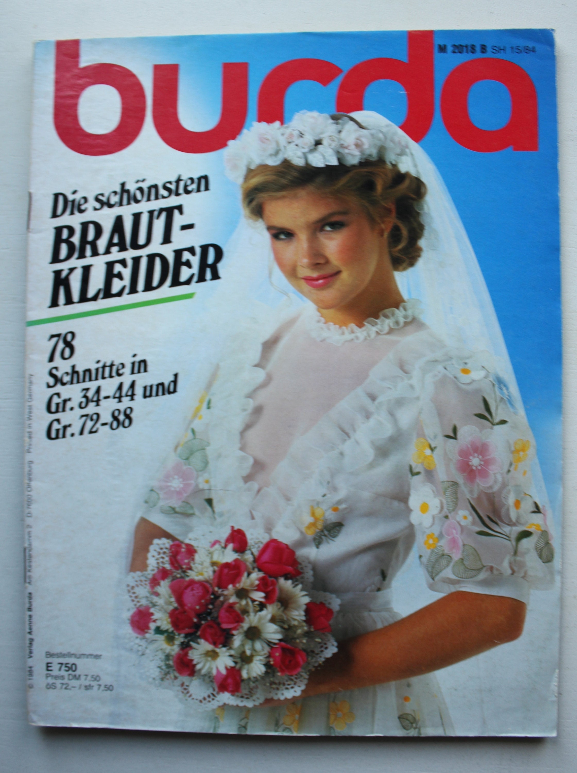 Burda Bridal Fashion 1984 Instructions Cutting Sheet Fashion - Etsy