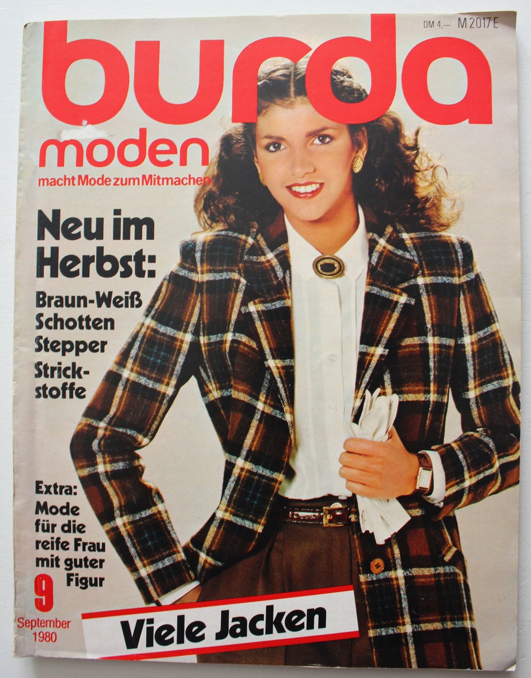 Burda Moden 9/ 1980 Instructions, Pattern Sheets, Fashion Magazine, Fashion Booklet, Sewing ...