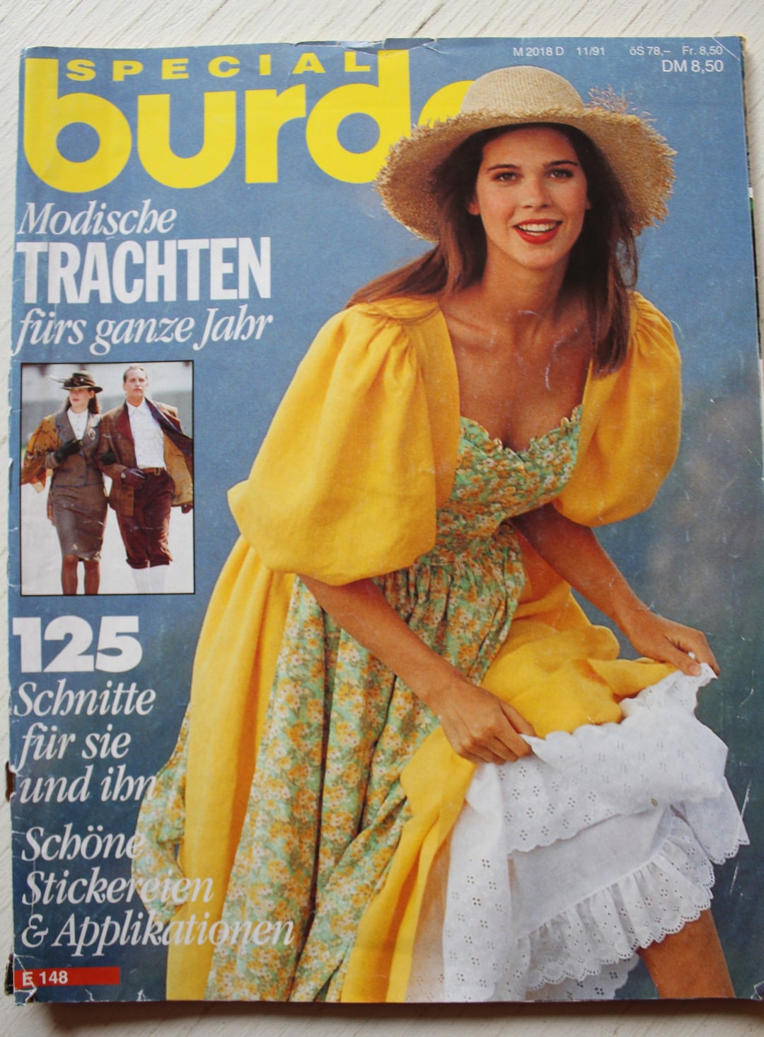 Burda Traditional Costume Fashion 1991 With Instructions, Sewing Patterns, Fashion Magazine ...