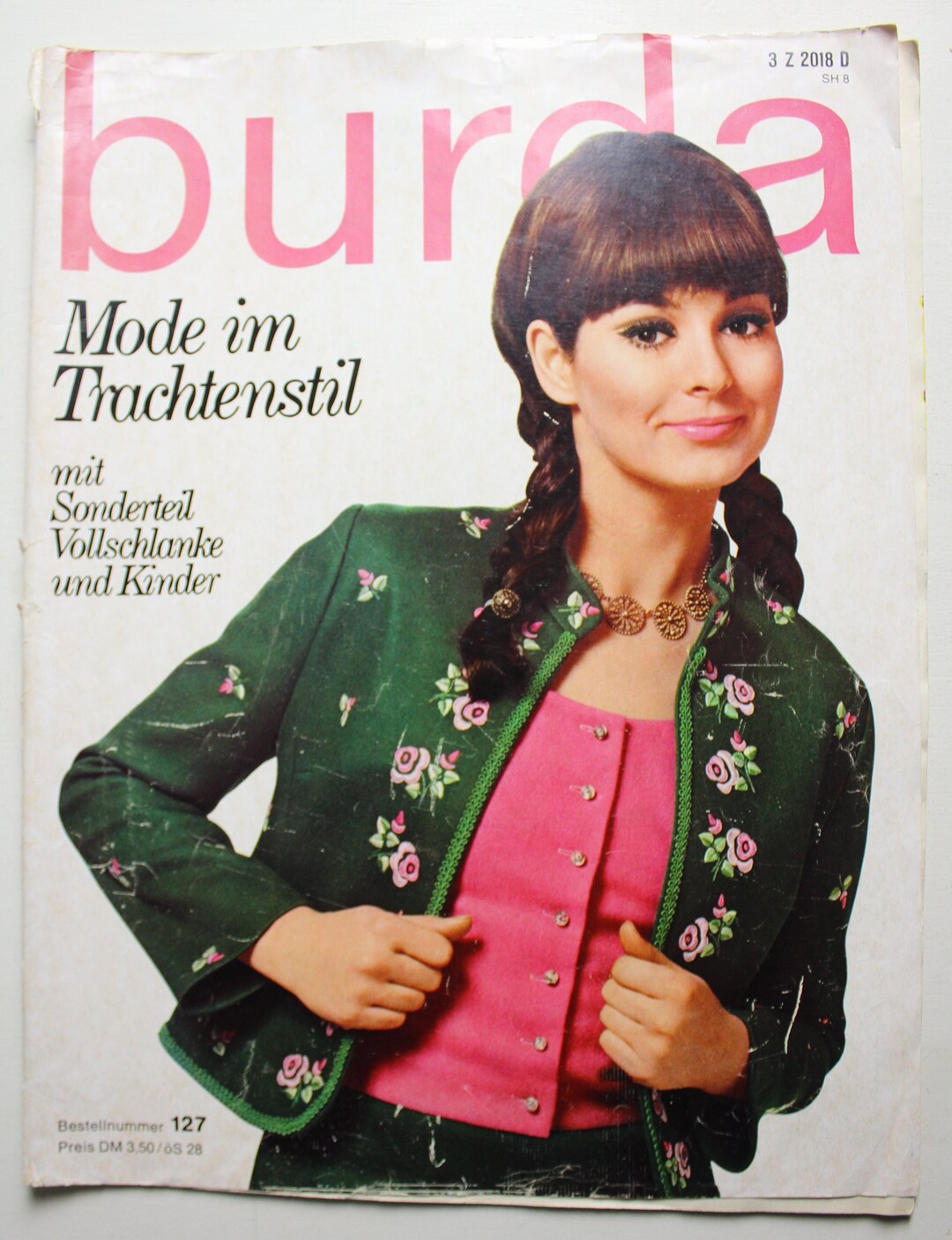 Burda Fashion in Traditional Style Instructions, Cutting Sheet, Fashion ...