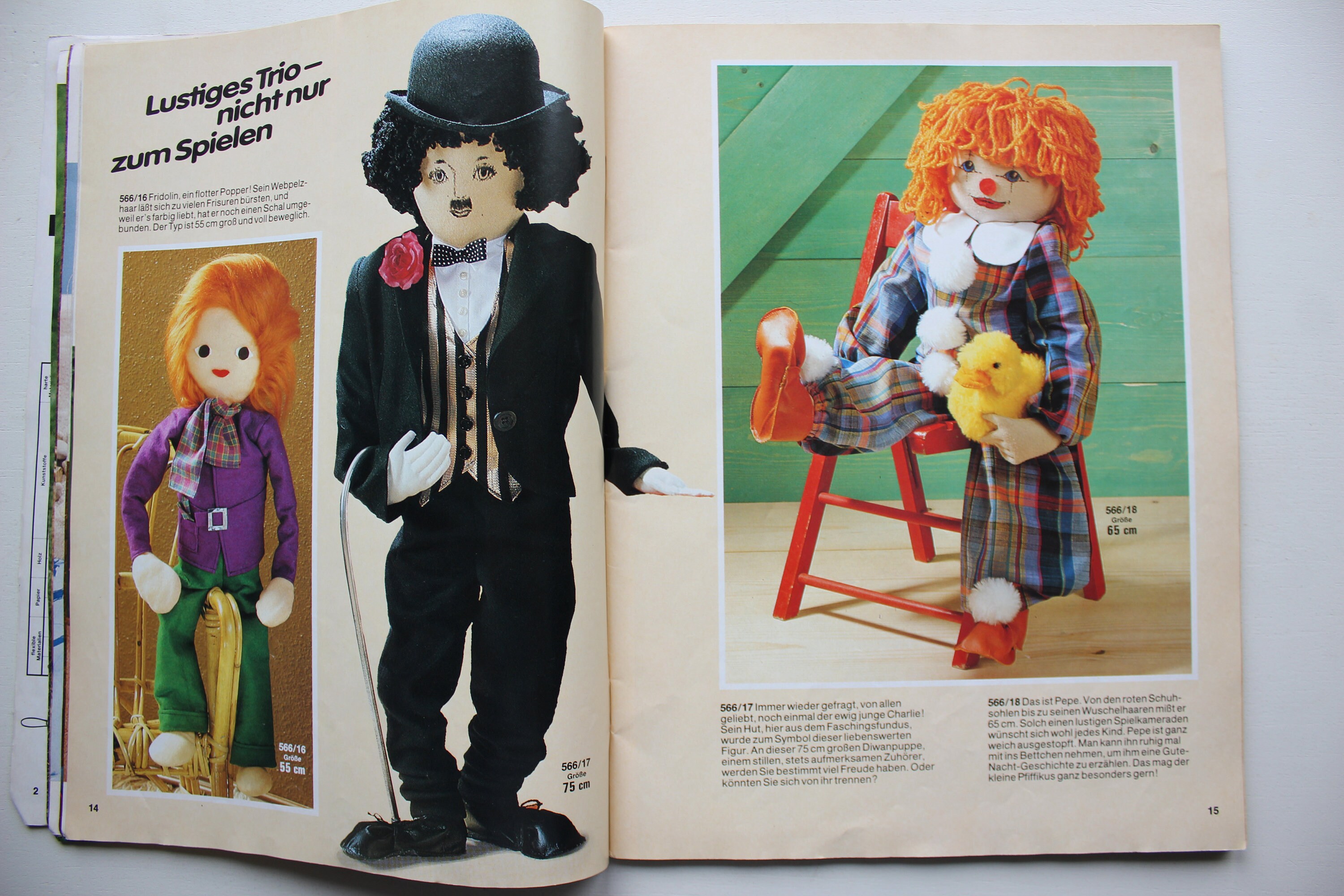 Burda Puppenmode 1981 Anleitungen ,schnittbogen , Modezeitschrift Modeheft Nähzeitschrift ...