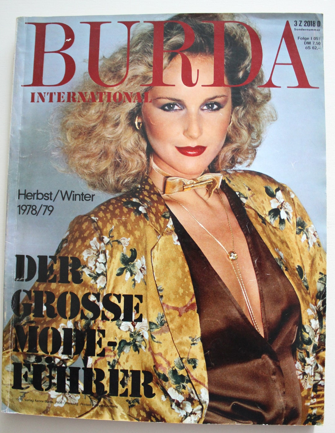 Burda International Autumn/winter 1978/79 Work Instructions Pattern Sheets, Fashion Magazine ...