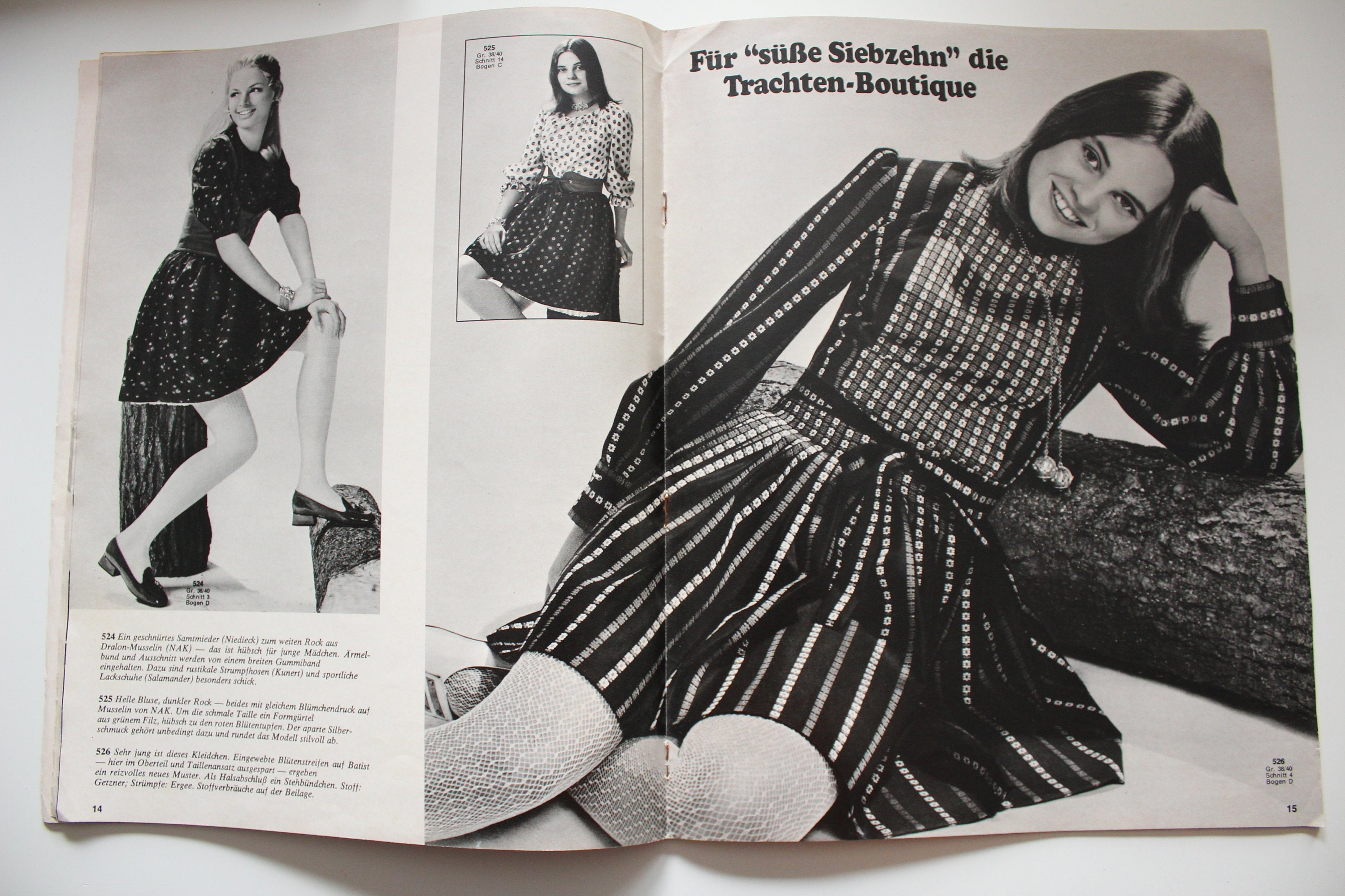 Burda Fashion in Traditional Style 1970 Instructions Cutting - Etsy