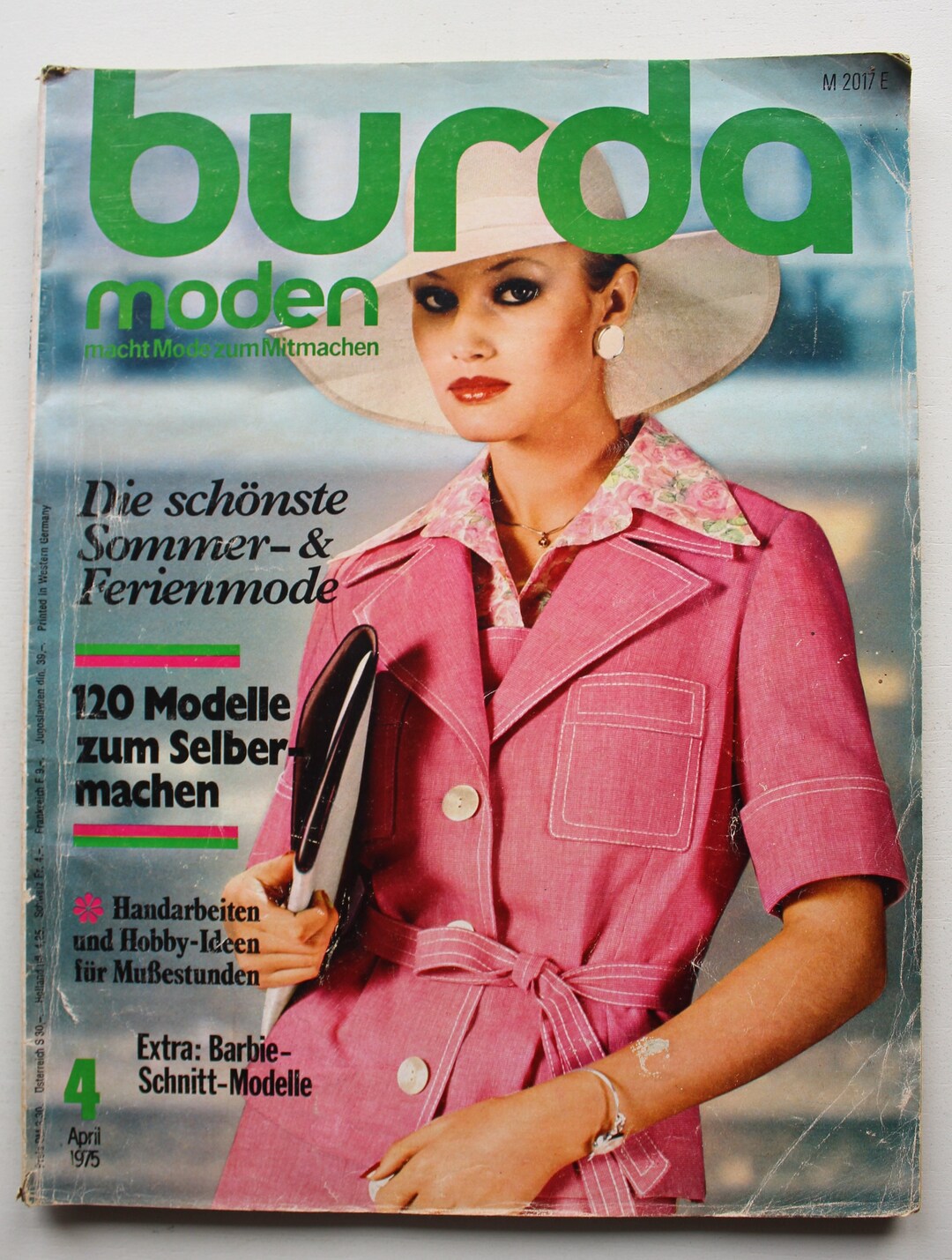 Burda Moden 4/ 1975 Instructions, Pattern Sheets, Fashion Magazine, Sewing Magazine, Fashion ...