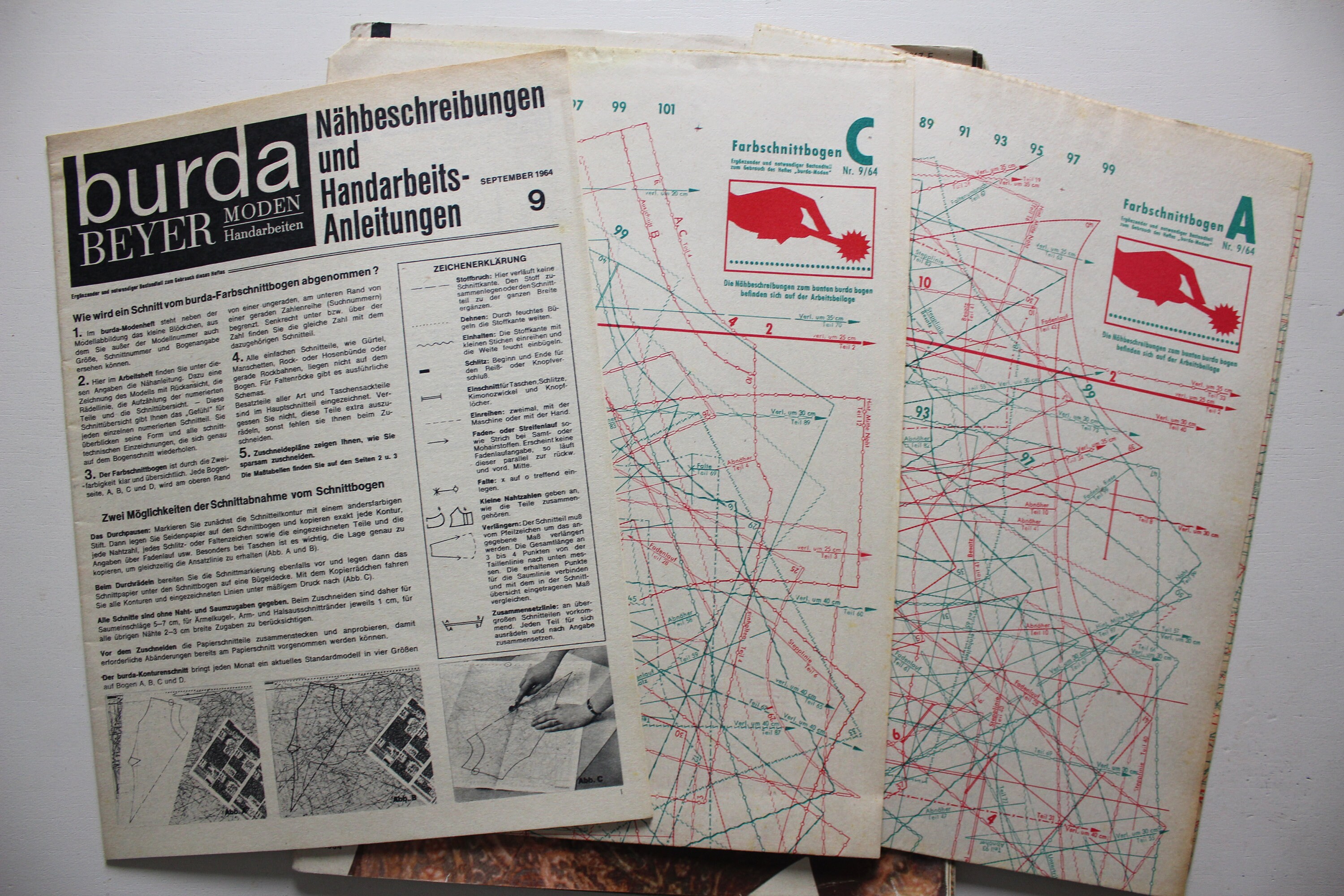 Burda Beyer Moden 9/ 1964 With Instructions Cutting Sheets - Etsy