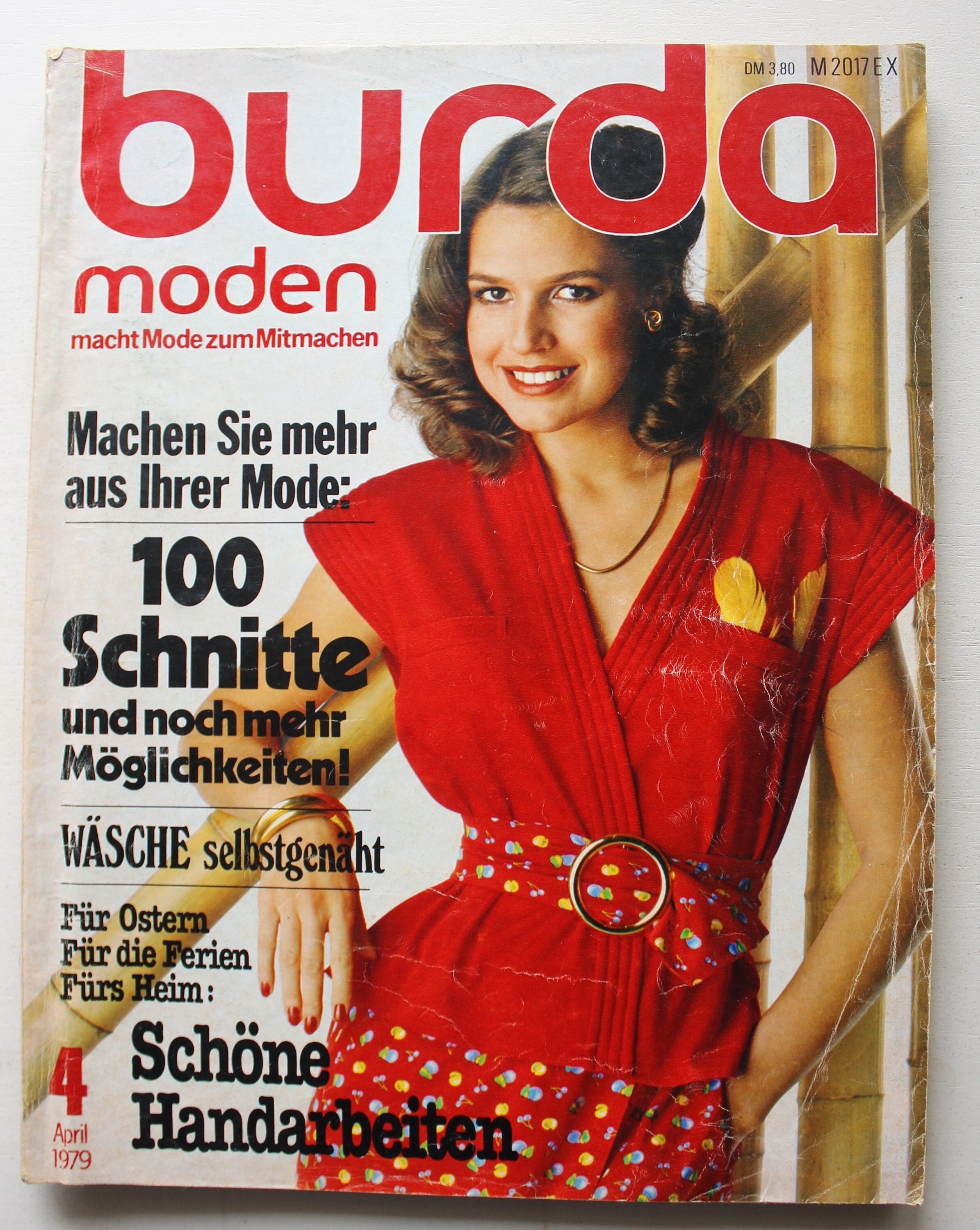 Burda Moden 4/ 1979 Instructions, Cutting Sheet, Fashion Magazine, Fashion Magazine, Sewing ...