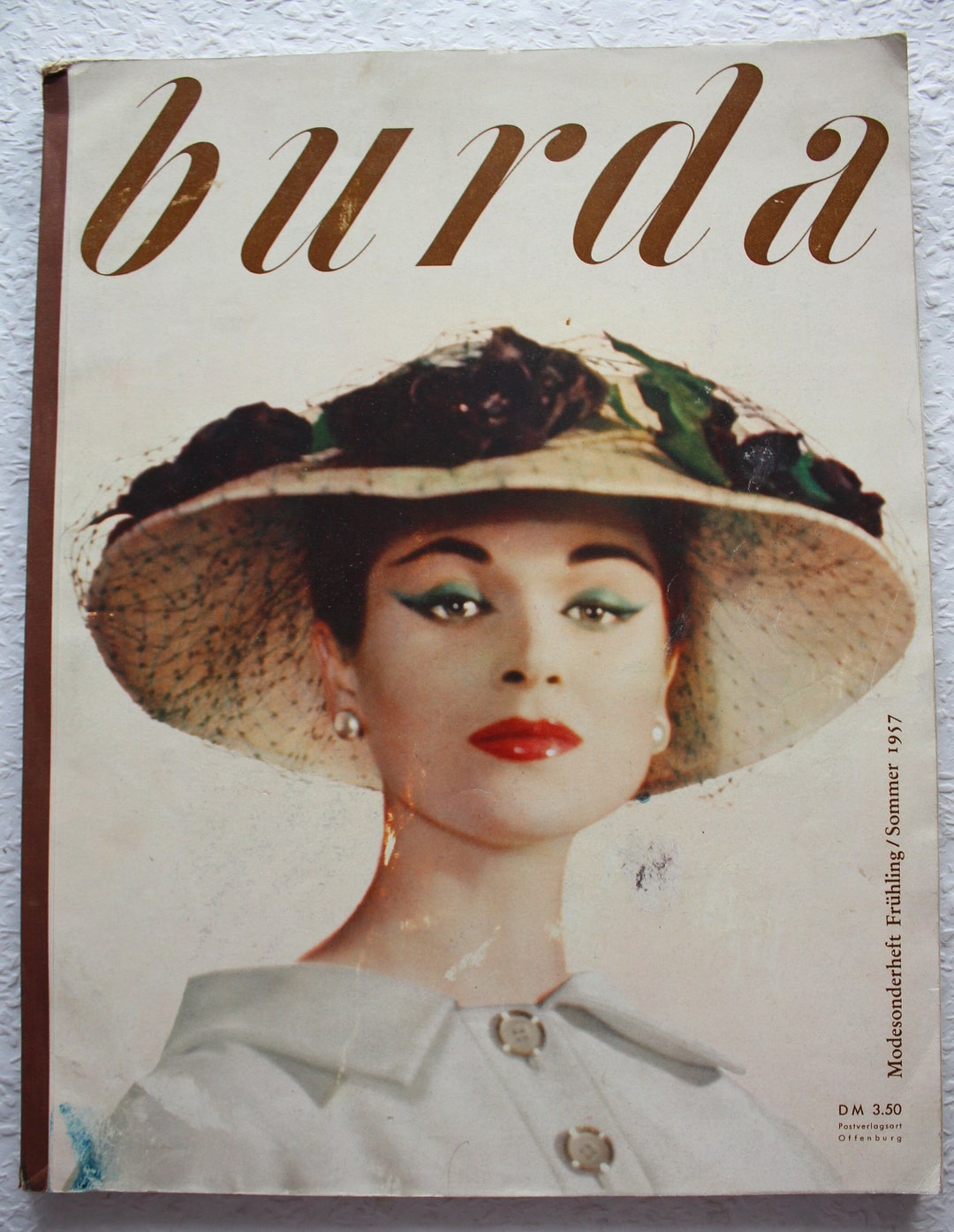 Burda Fashion Special Issue Spring/summer 1957 Cutting Sheet, Fashion Magazine Vintage Fashion ...