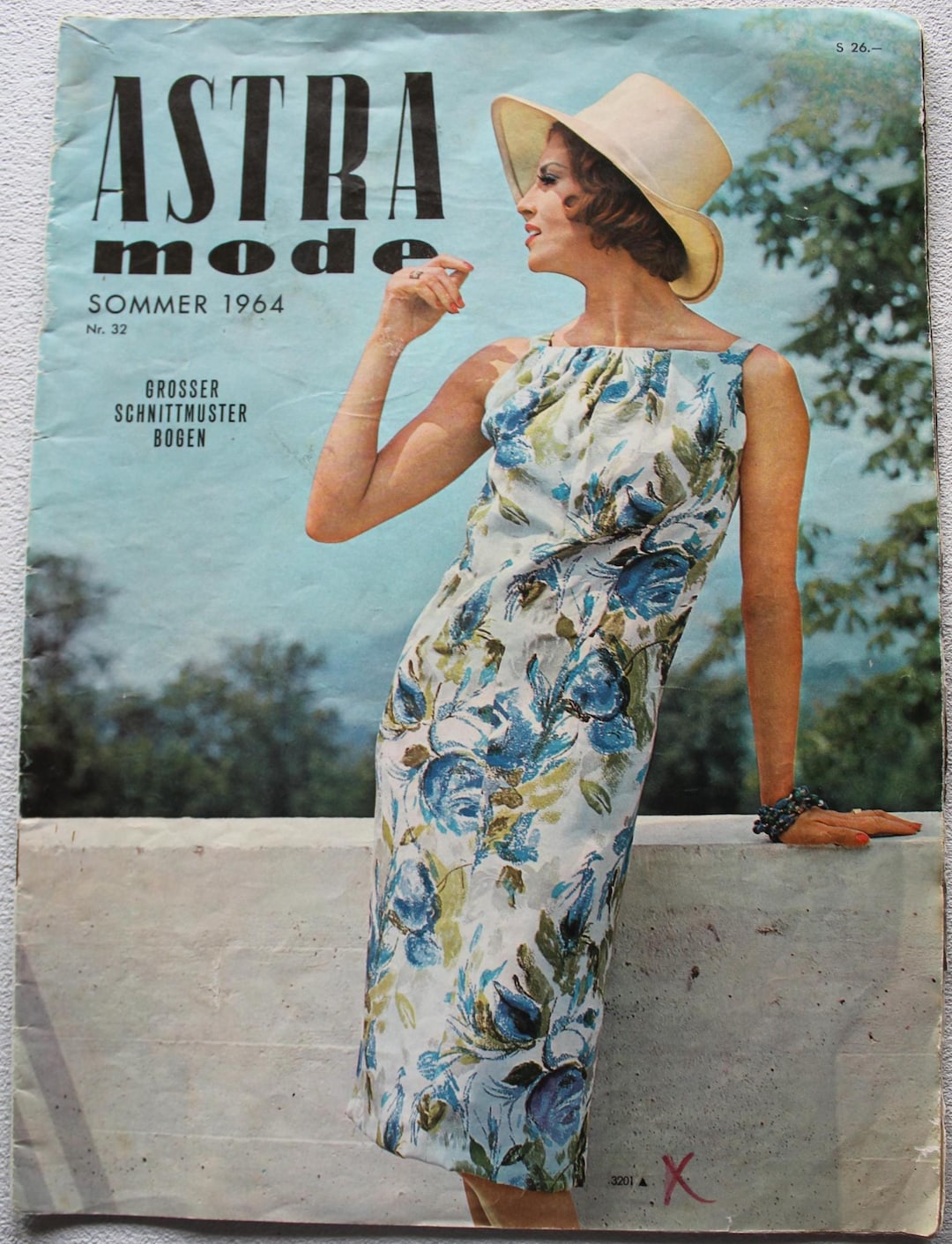 Vintage Fashion Magazine Astra Mode 1964 Pattern Sheets Fashion Booklet ...