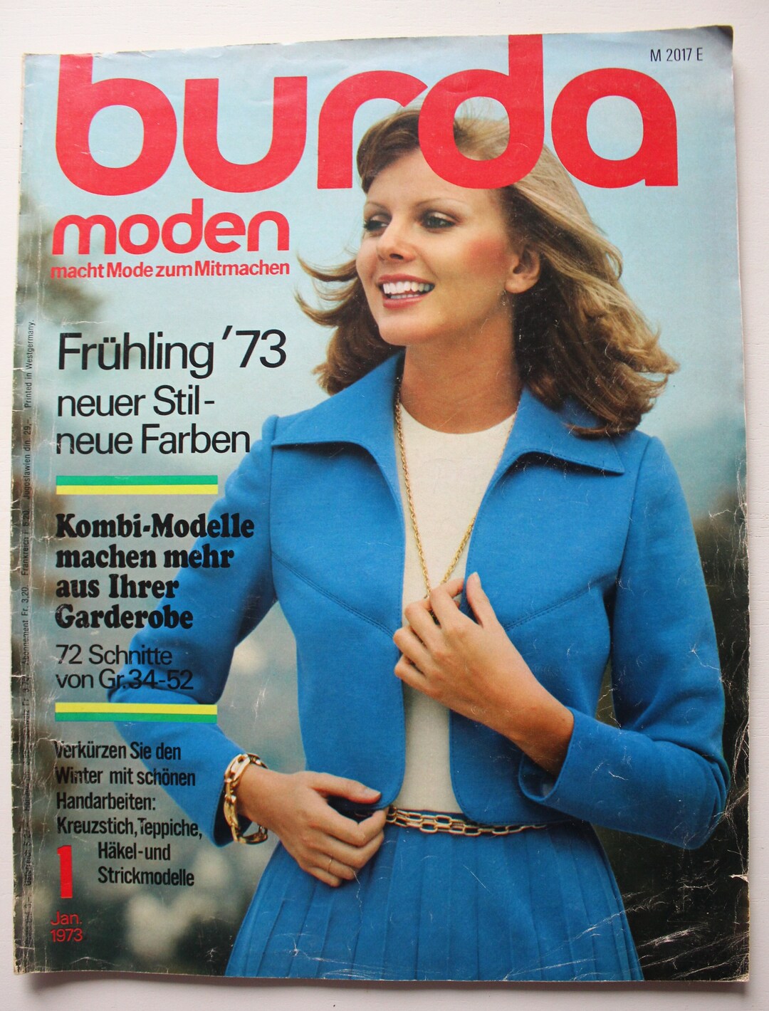 Burda Moden 1/ 1973 Instructions Cutting Sheets Fashion - Etsy