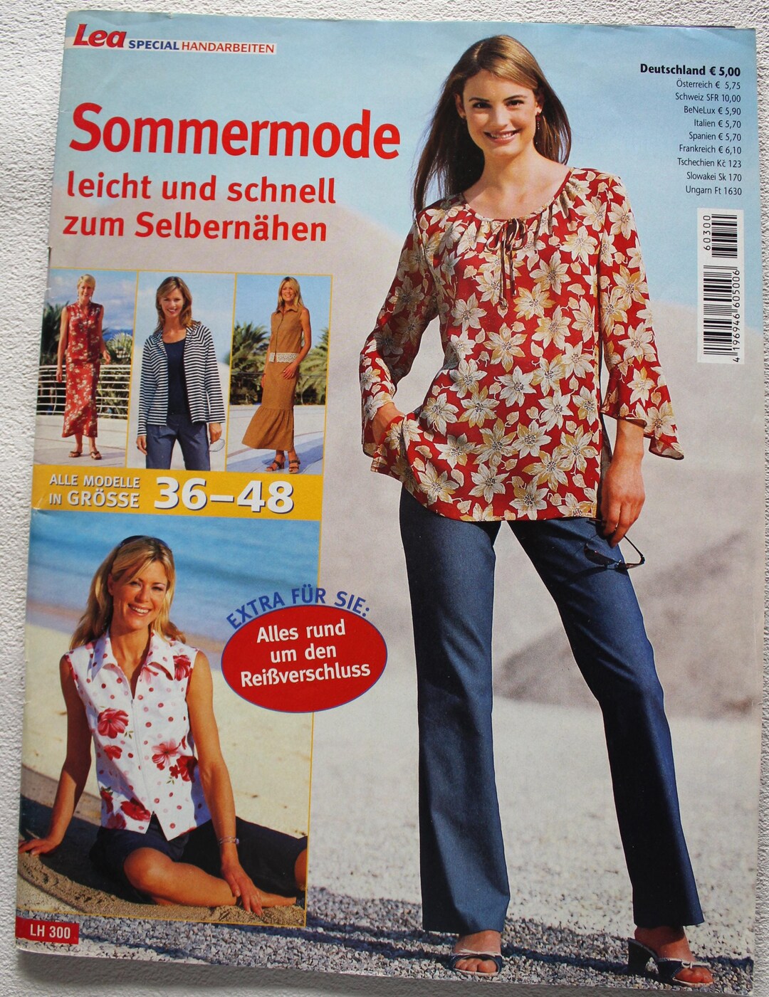 Lea Summer Fashion Instructions, Pattern Sheets, Fashion Magazine ...