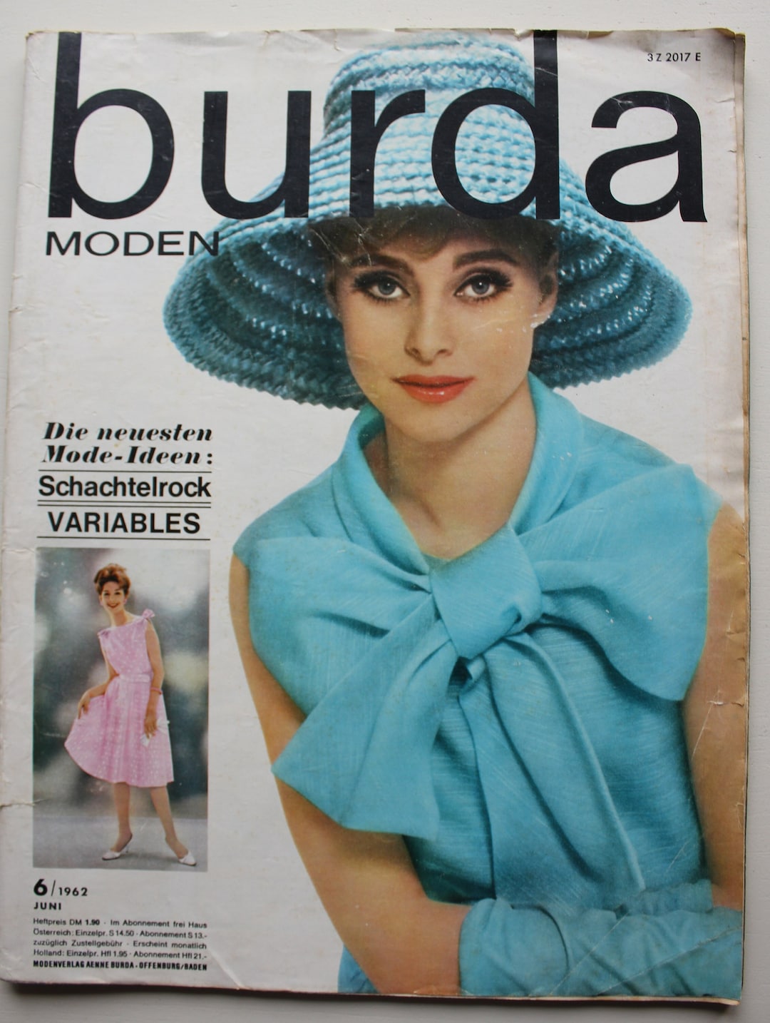 Burda Moden 6/ 1962 Instructions, Cutting Sheets, Fashion Magazine, Fashion Booklet, Sewing ...