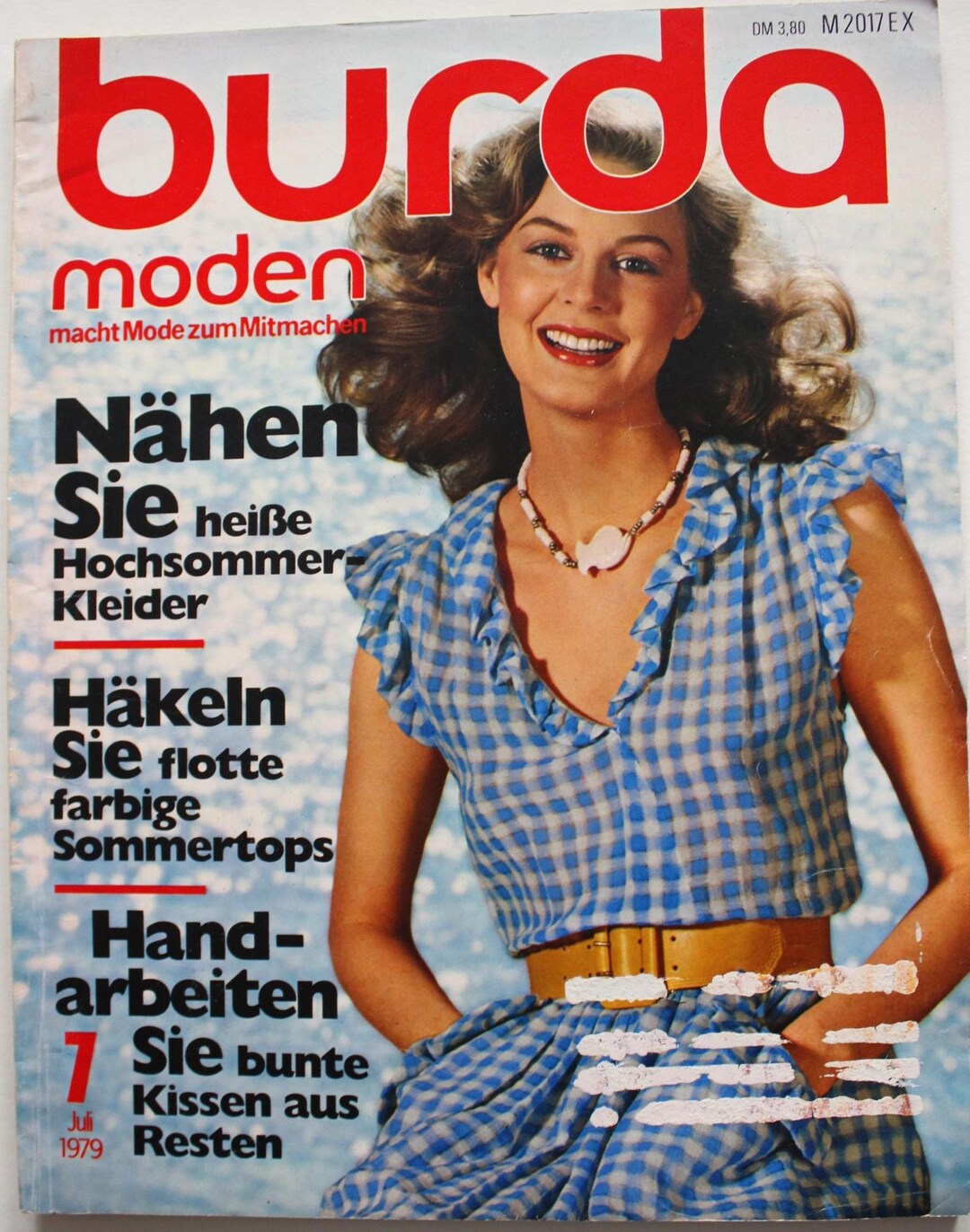 Vintage Magazine Burda Moden 7/ 1979 Instructions Cutting Sheets Fashion Magazine Patterns ...