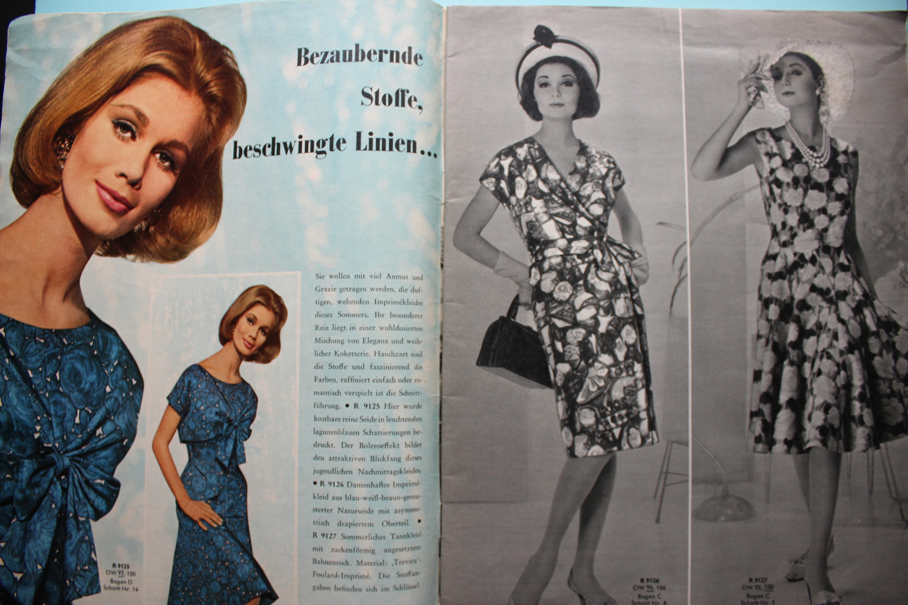 New Section 4/1963 With Instructions, Patterns, Fashion Magazine ...