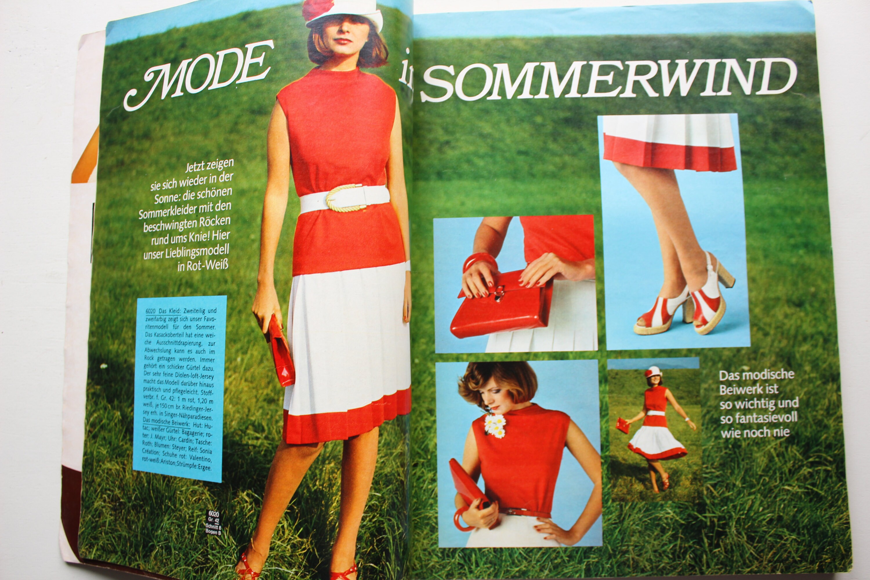 Burda Moden 4/ 1974 Instructions Cutting Sheet Fashion - Etsy