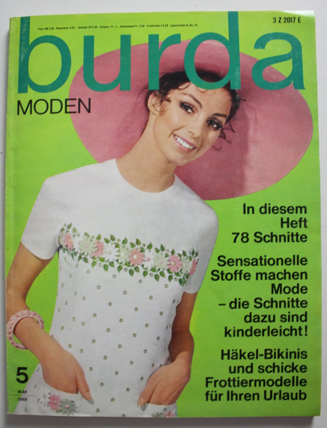 Burda Moden 5/ 1969 Instructions Cutting Sheets Fashion - Etsy