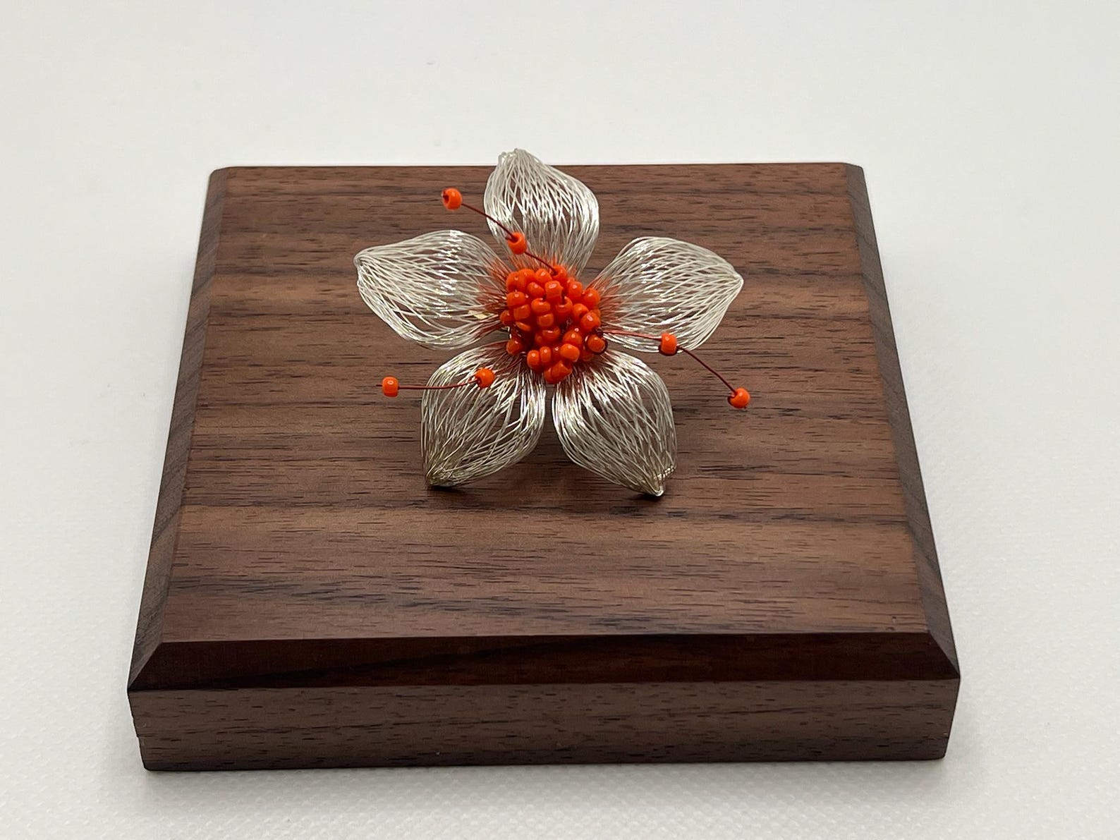 Adjustable Wire Mesh Lily Ring, Sculptable Metal Mesh Jewelry, Gift for ...