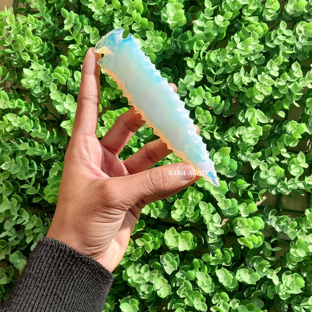 6" Opalite Sharp Arrowhead - Hand Crafted Arrowhead for Metaphysical ...