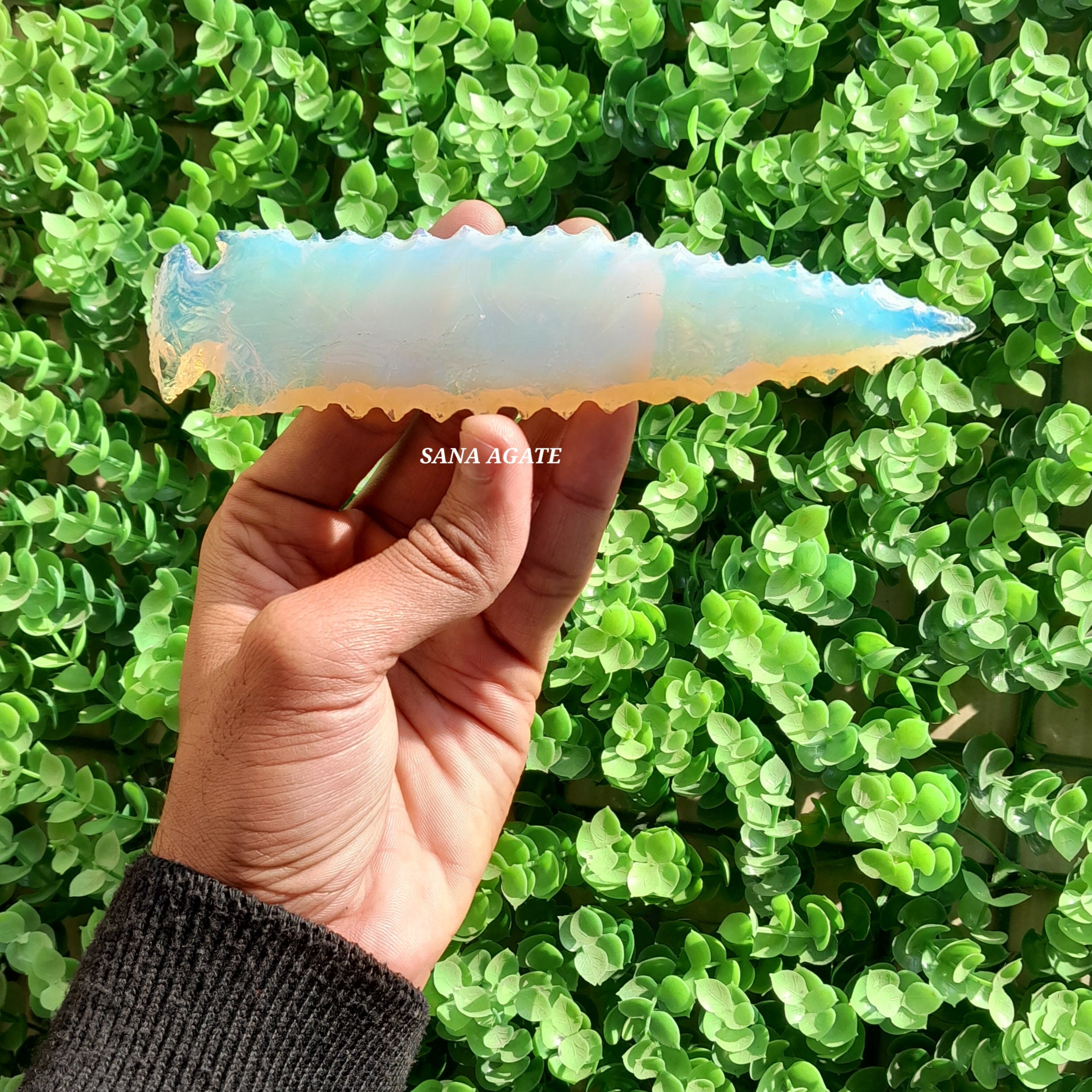 Unique.. Opal Spearhead Arrowhead Handmade Arrowhead Hand Knapped ...