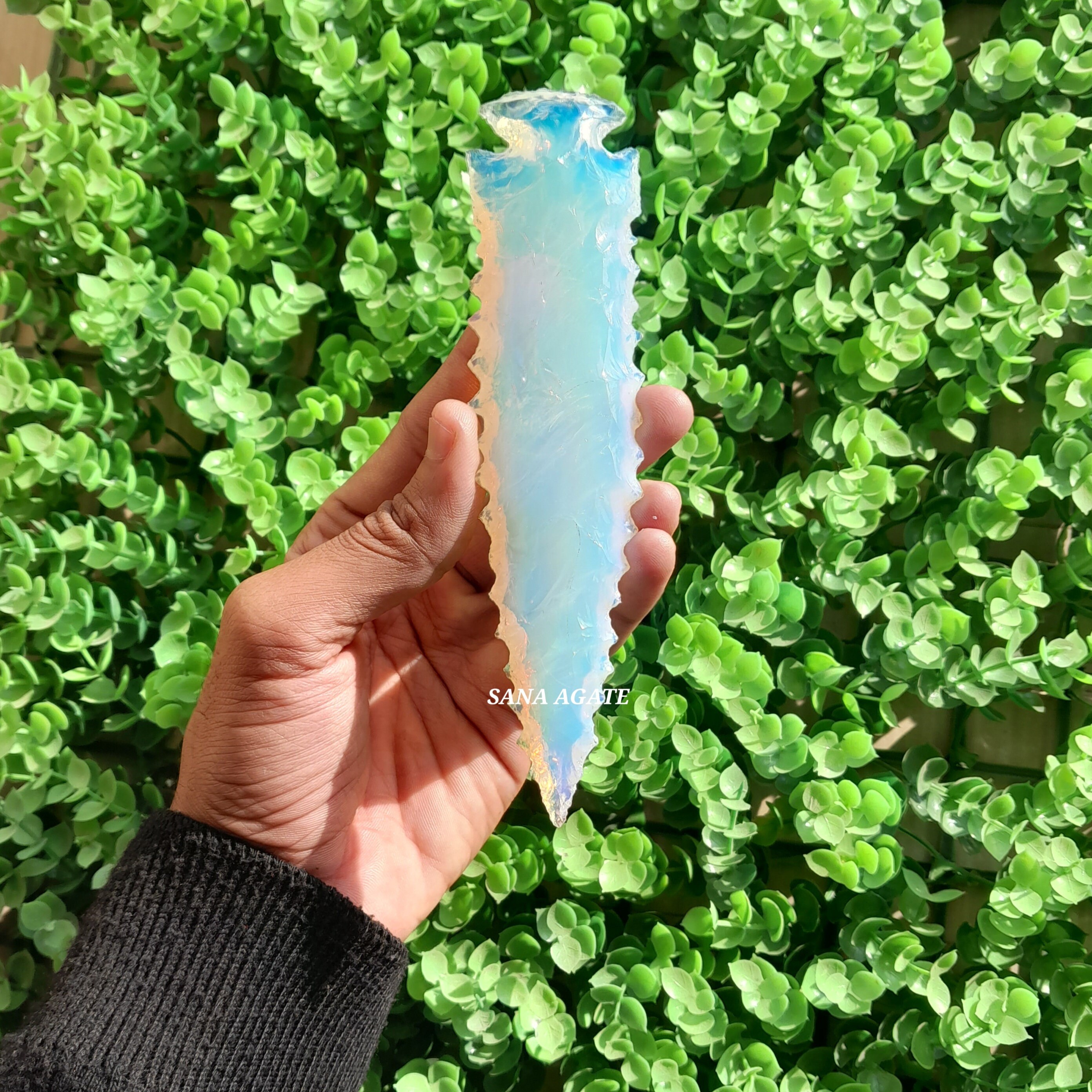 Unique.. Opal Spearhead Arrowhead Handmade Arrowhead Hand Knapped ...