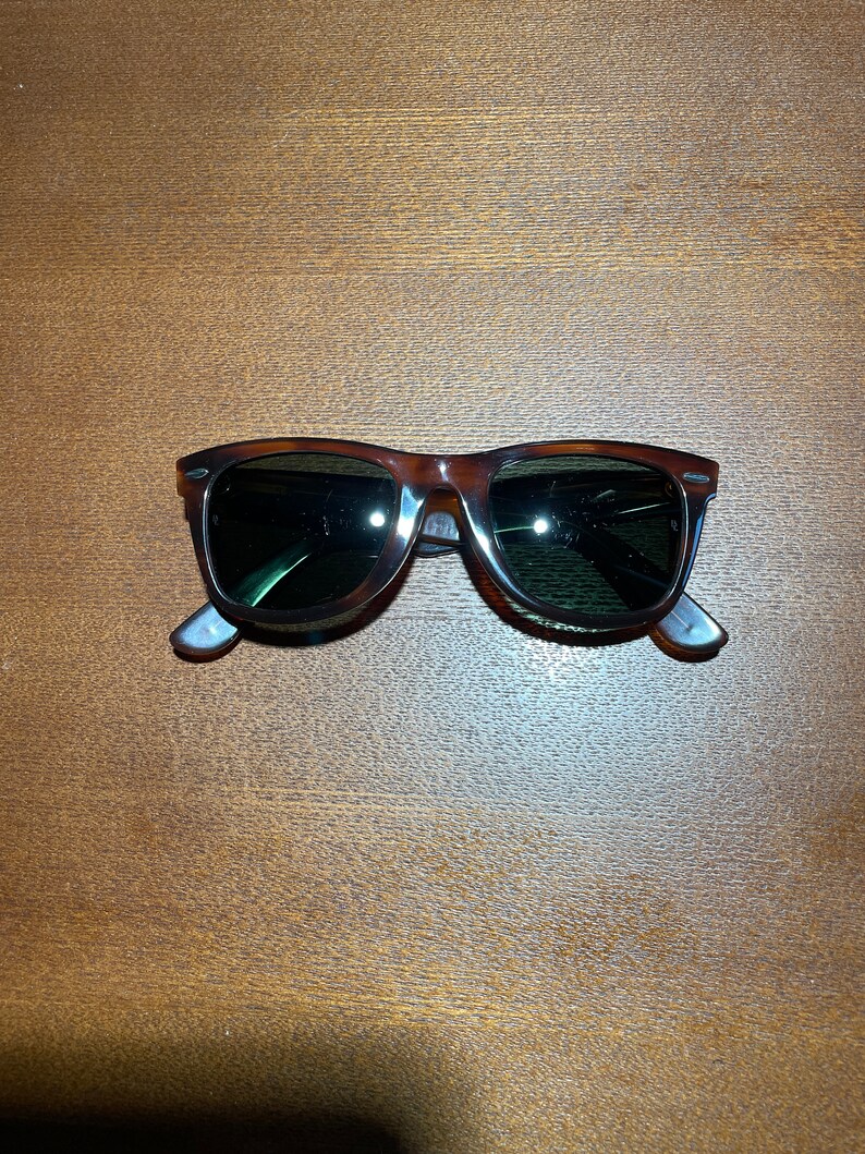 Vintage Classic 1980s Ray-ban Wayfarer Sunglasses - Etsy