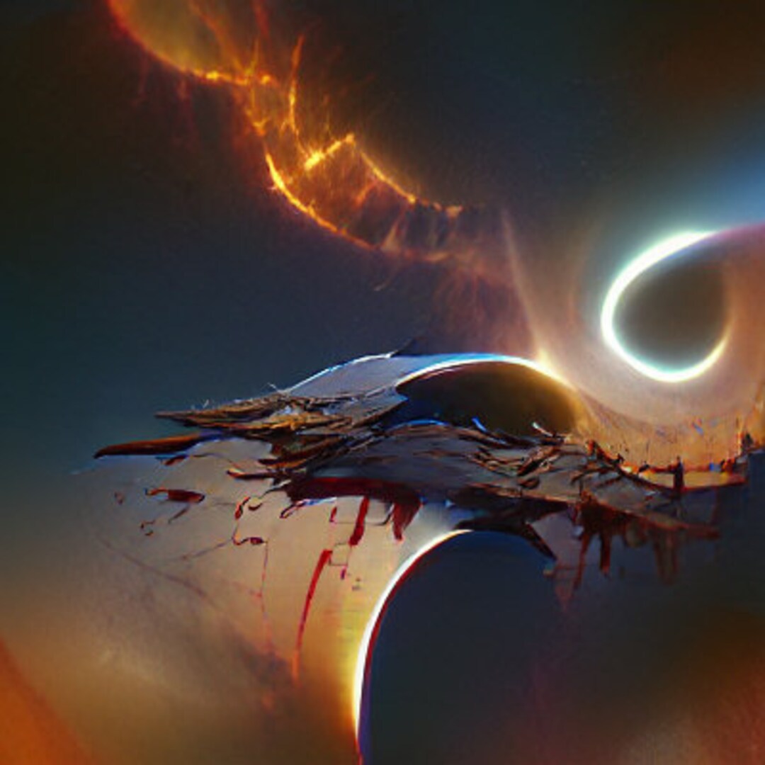 Eclipse Digital Art, Unique Art, Abstract Picture, Artificial ...