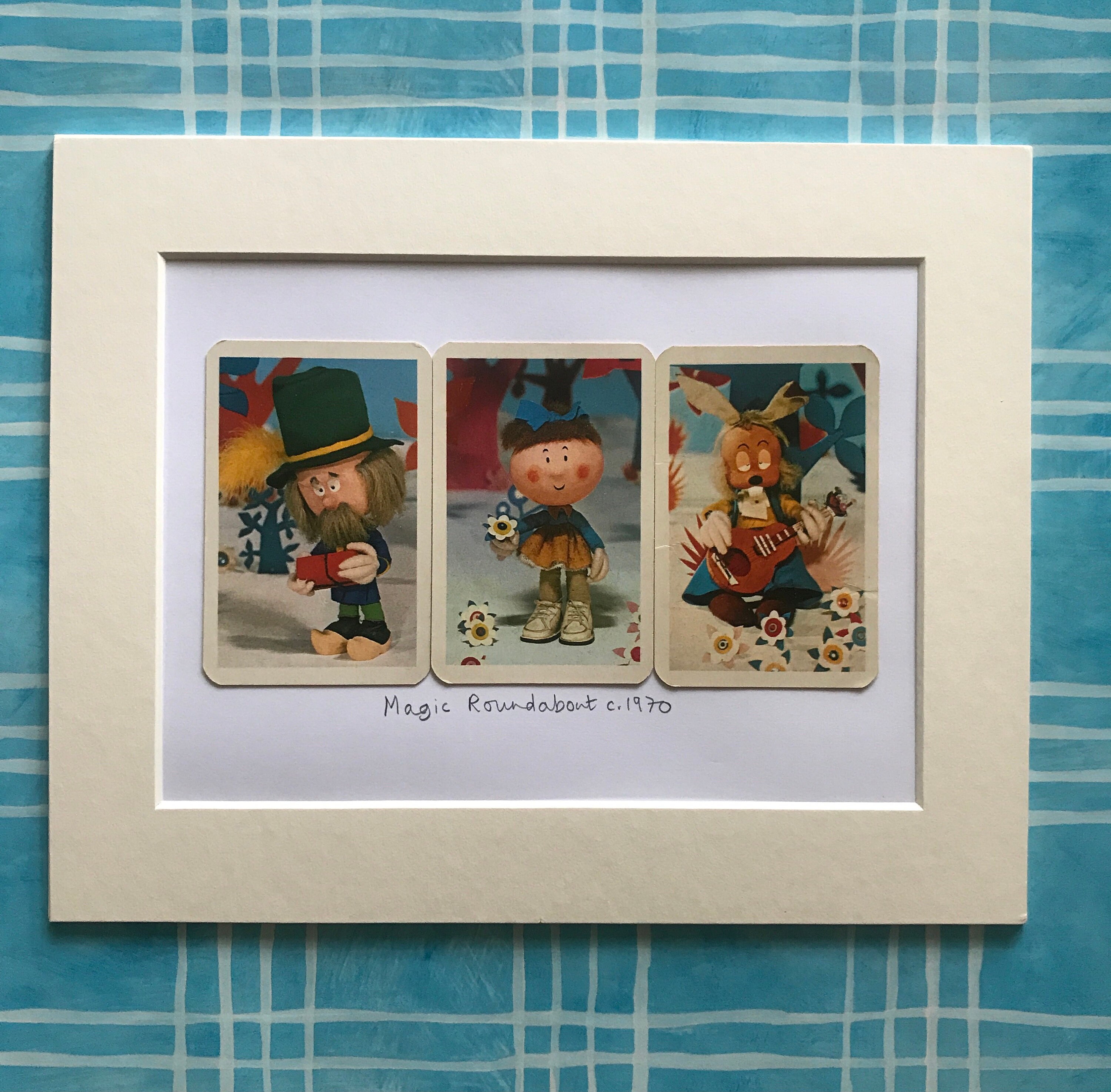 The Magic Roundabout C.1970, Mounted Artwork, Handmade Using 3 Original ...