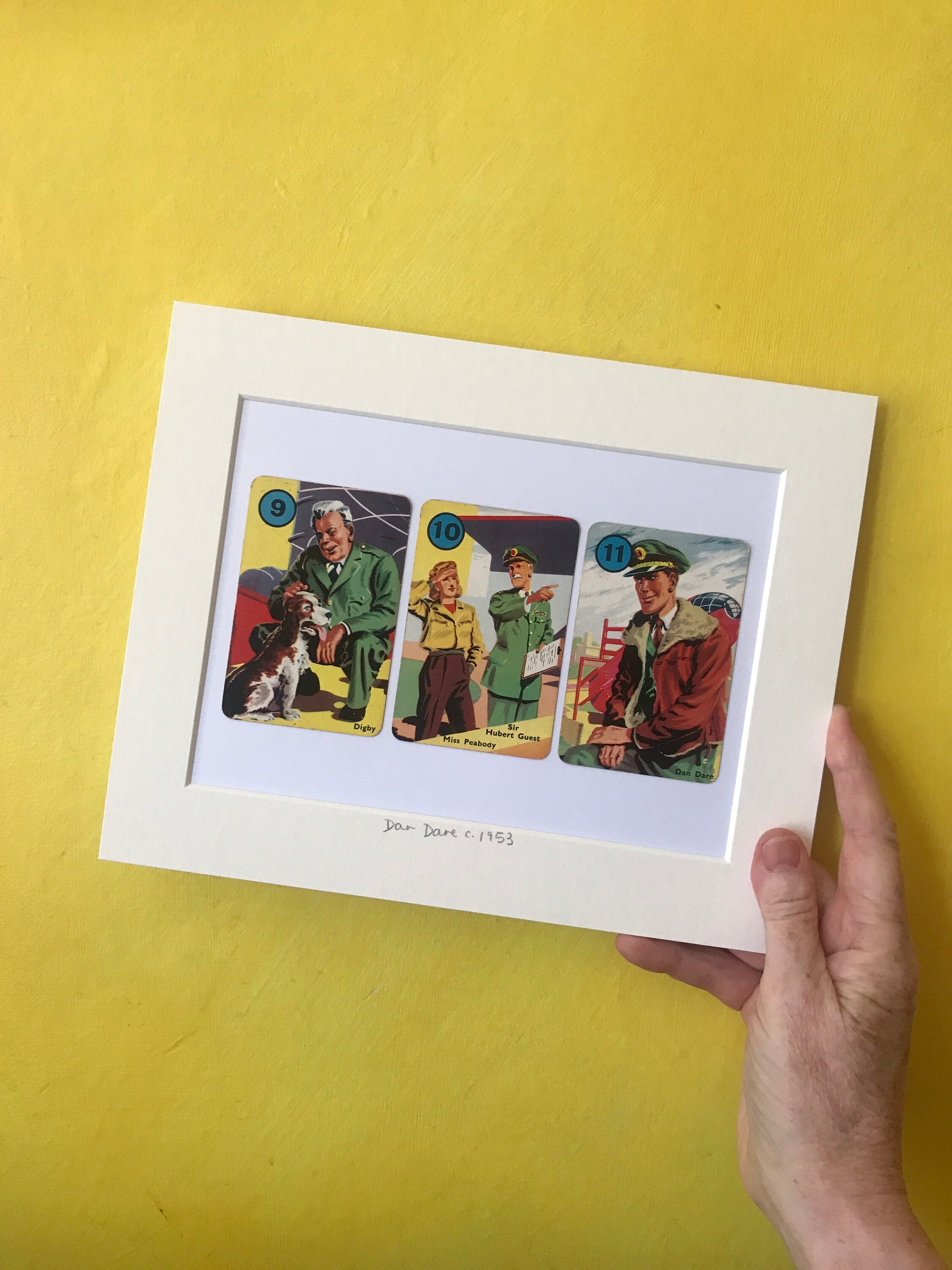 Dan Dare C.1953, Mounted Dan Dare Artwork, Handmade Using Original ...