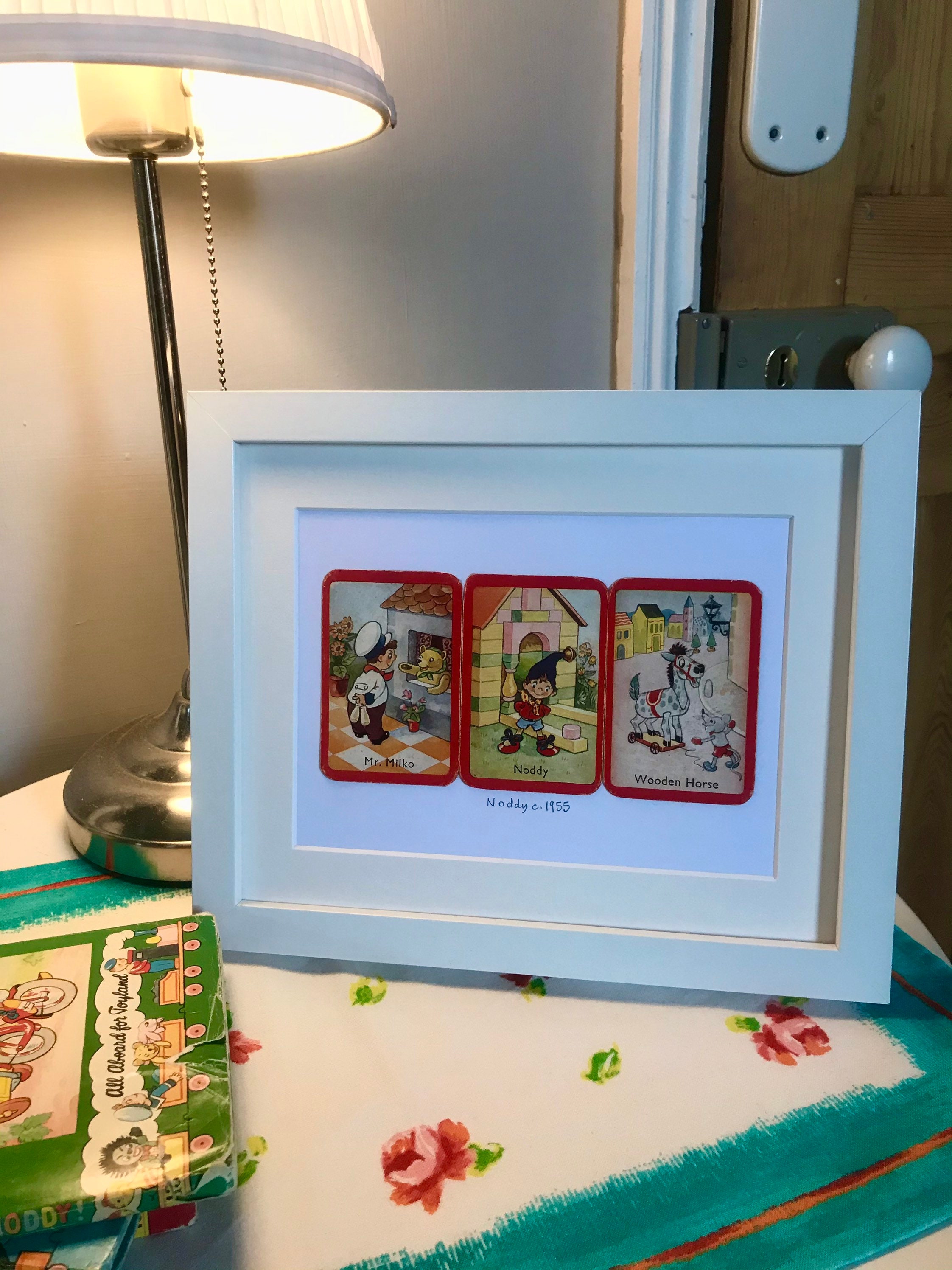 Noddy C.1955, Mounted Noddy in Toyland Artwork, Handmade Using 3 ...