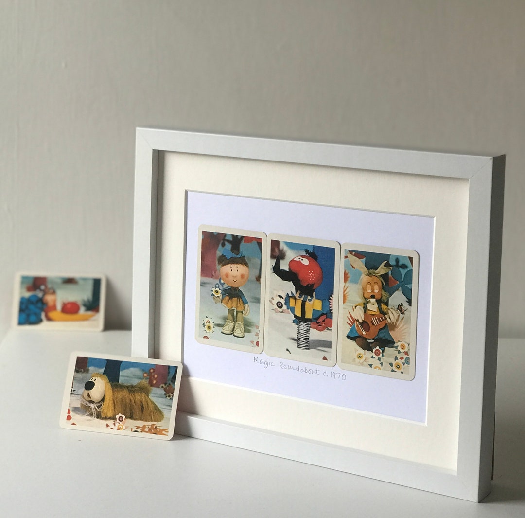 The Magic Roundabout C.1970, Mounted Artwork, Handmade Using 3 Original ...