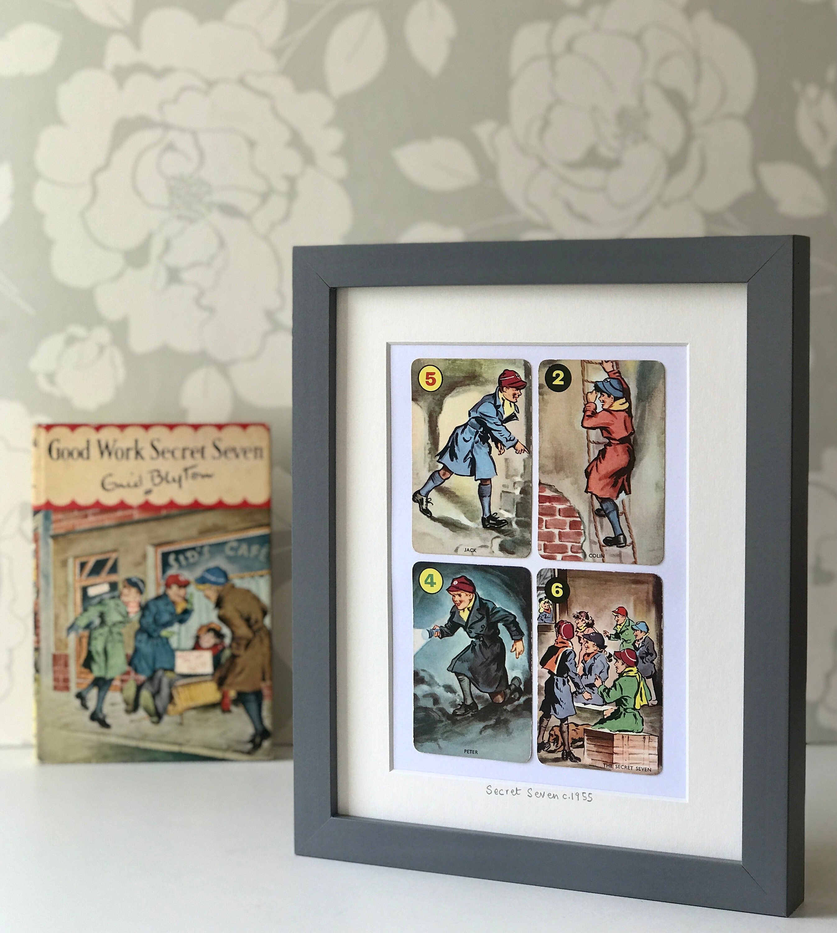 Secret Seven C.1955, Mounted Secret Seven Artwork, Handmade Using 4 ...