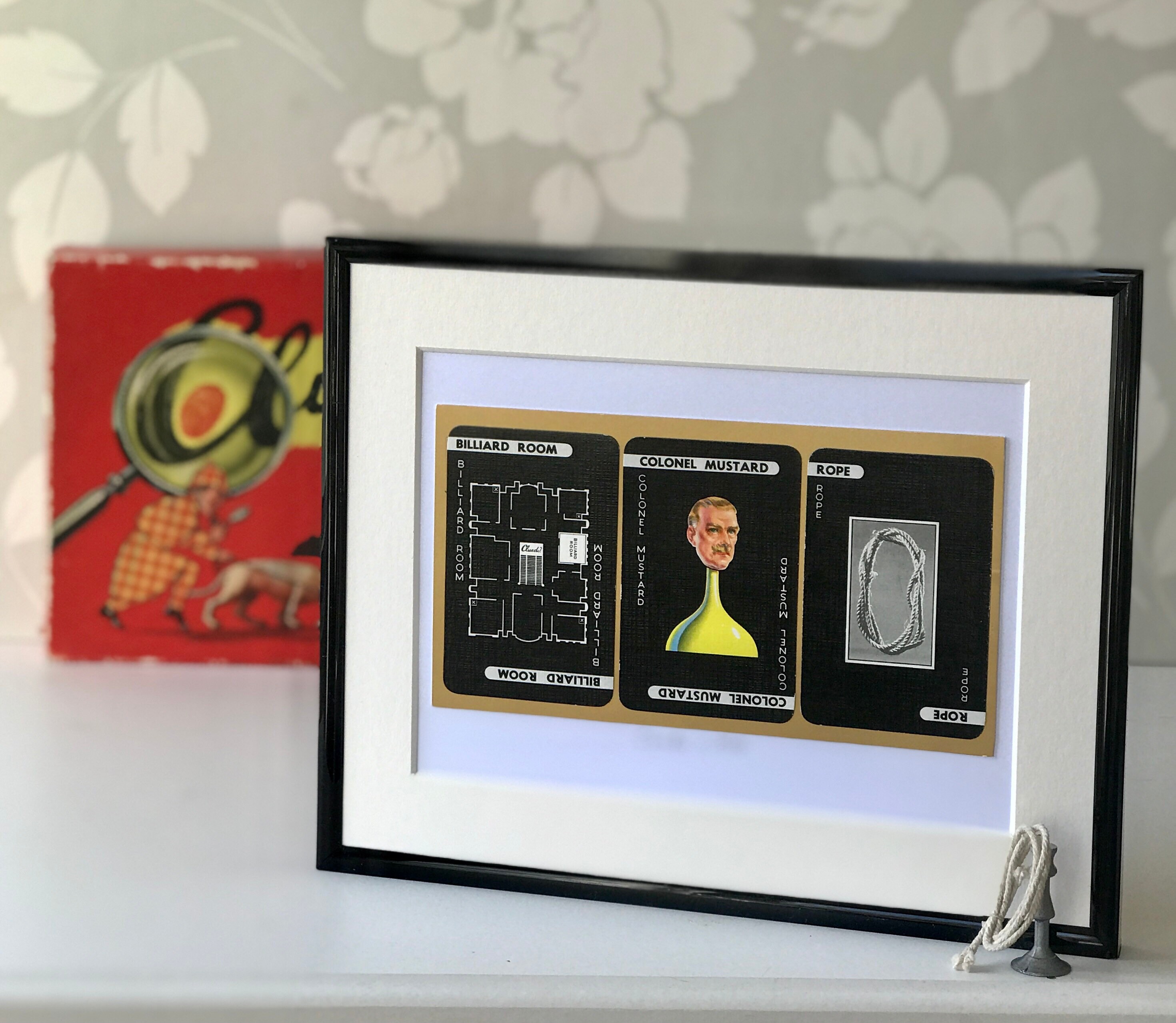 Cluedo C.1956 Mounted Cluedo Artwork Handmade Using 3 - Etsy UK