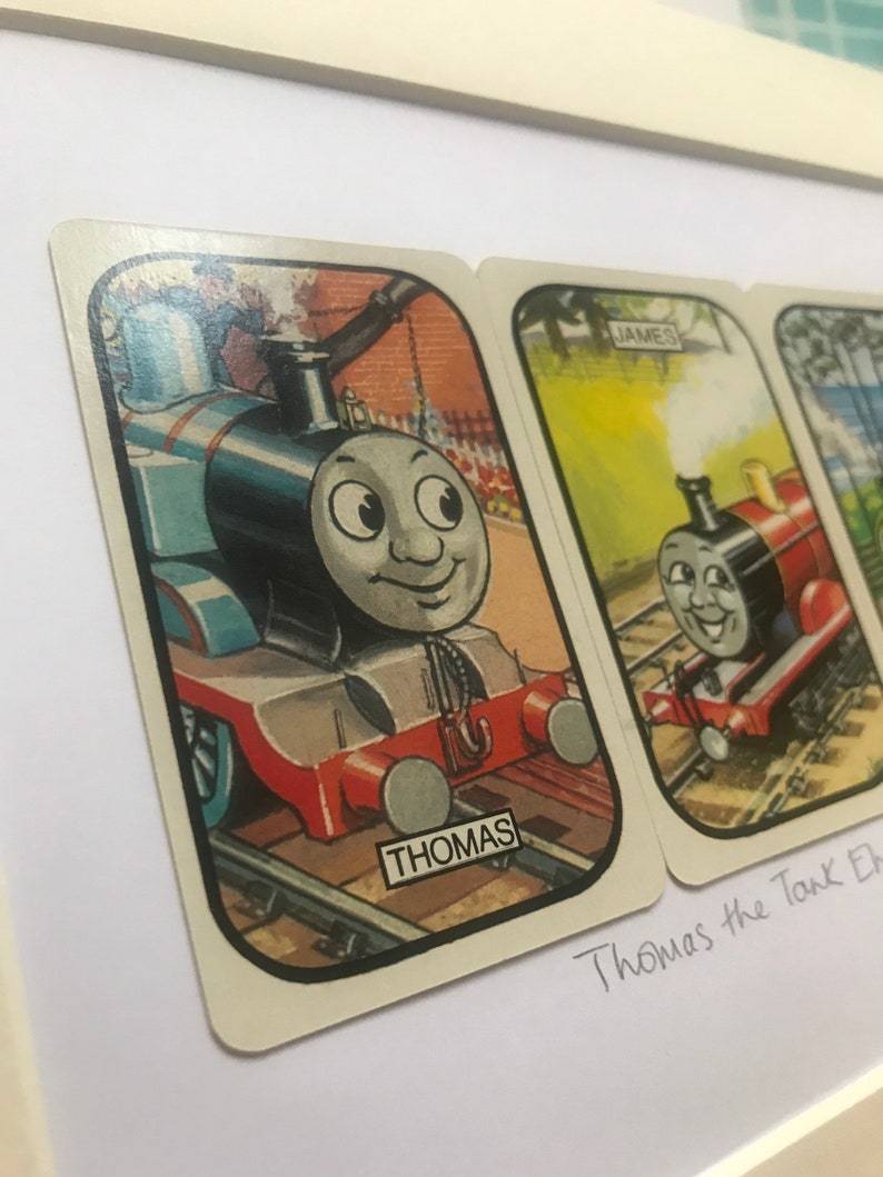 Thomas the Tank Engine C.1984, Mounted Artwork, Handmade Using 3 ...