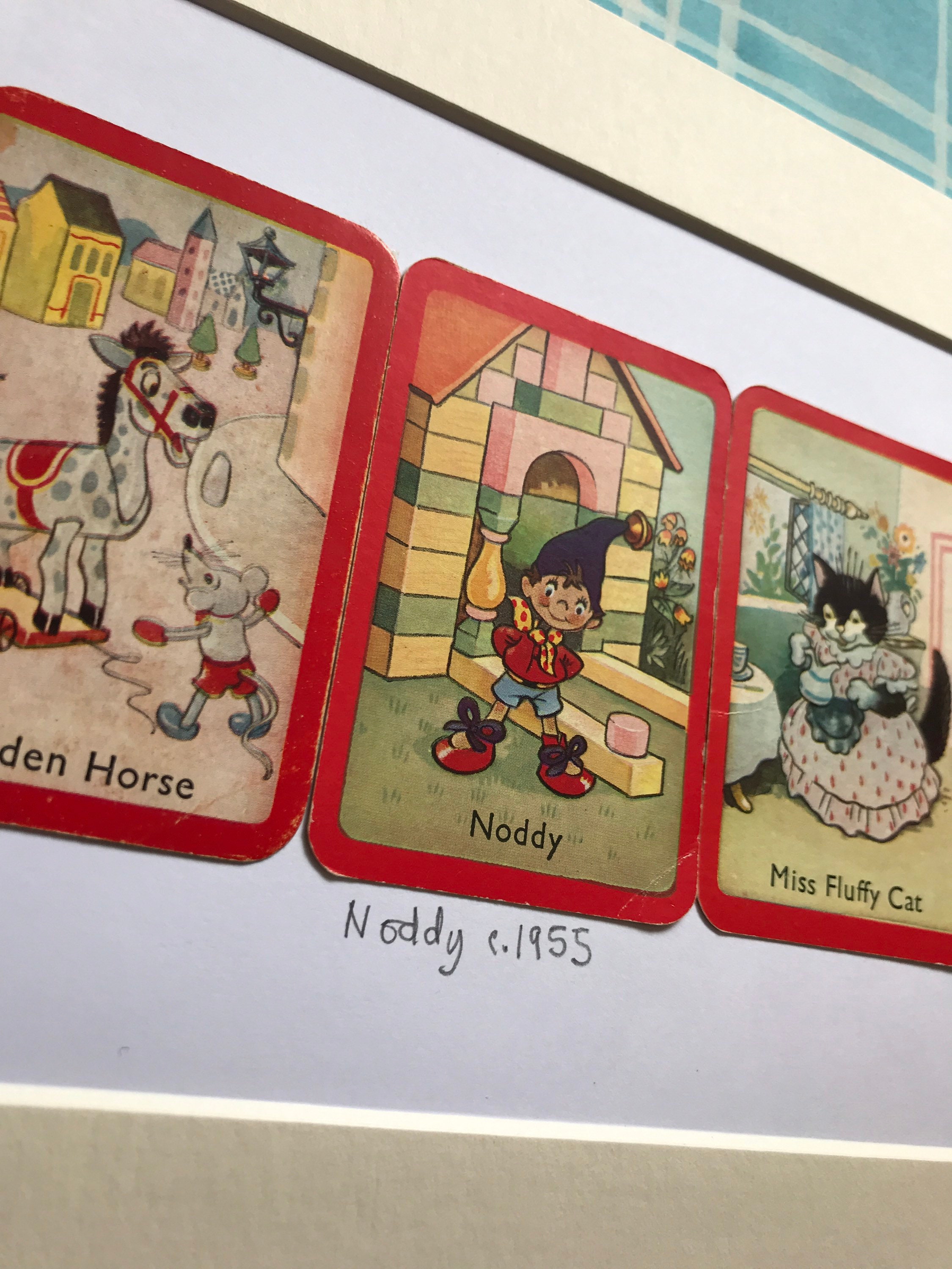 Noddy C.1955, Mounted Noddy in Toyland Artwork, Handmade Using 3 ...