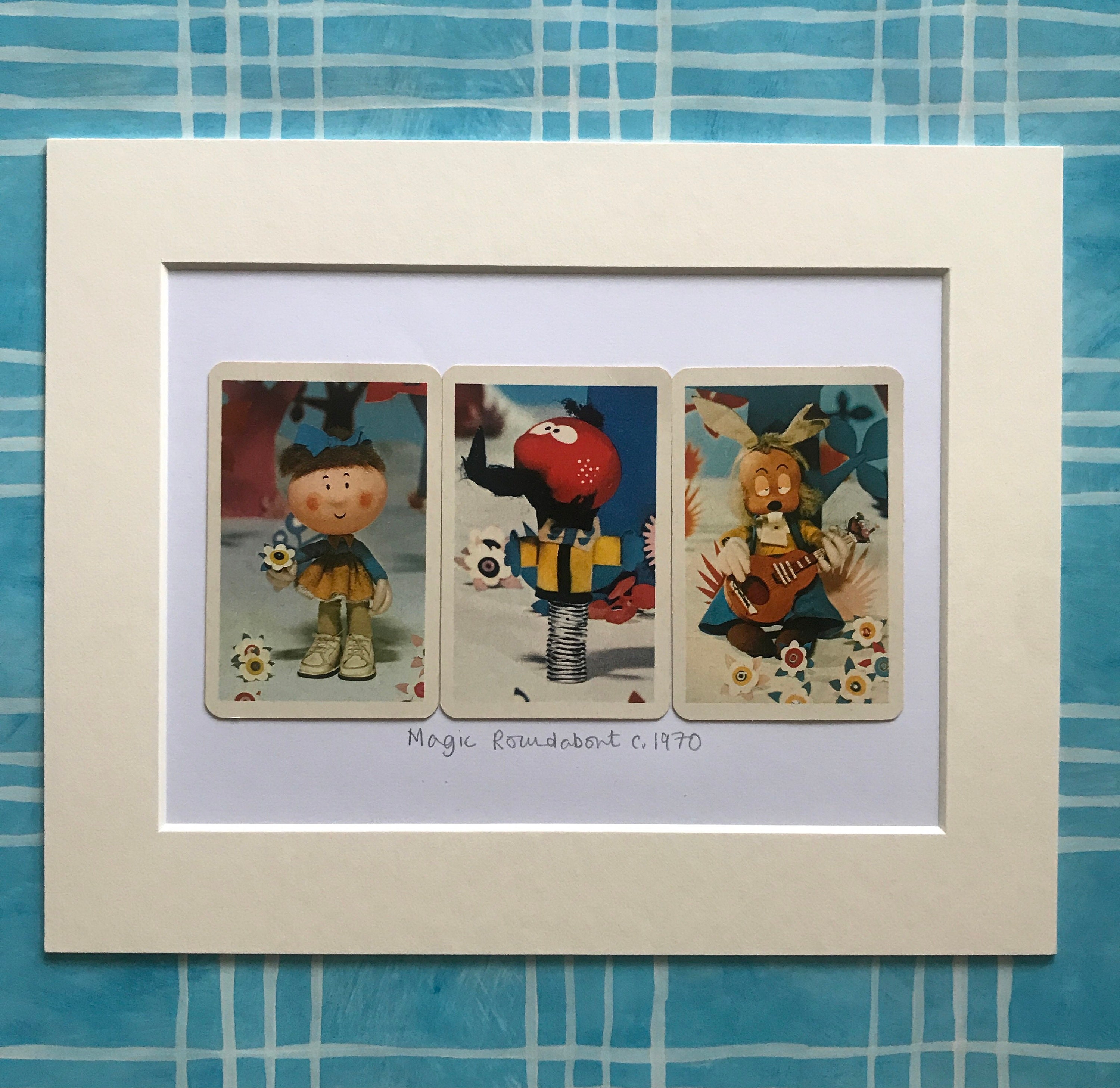 The Magic Roundabout C.1970, Mounted Artwork, Handmade Using 3 Original ...