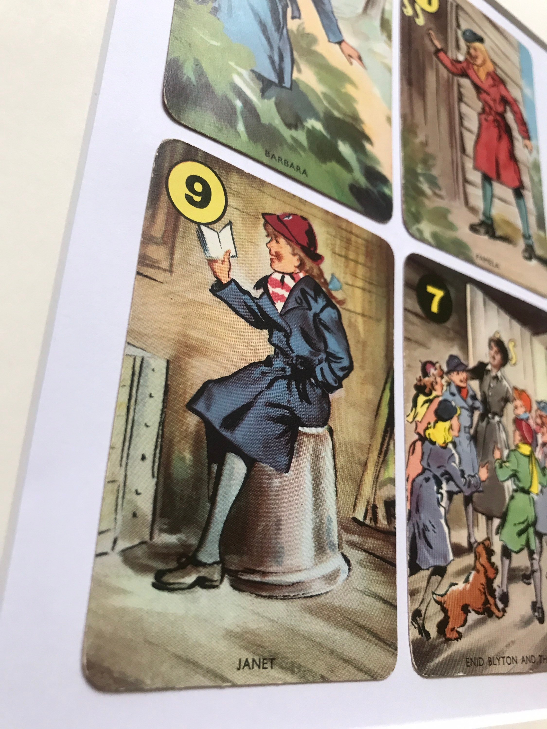 Secret Seven C.1955, Mounted Secret Seven Artwork, Handmade Using 4 ...