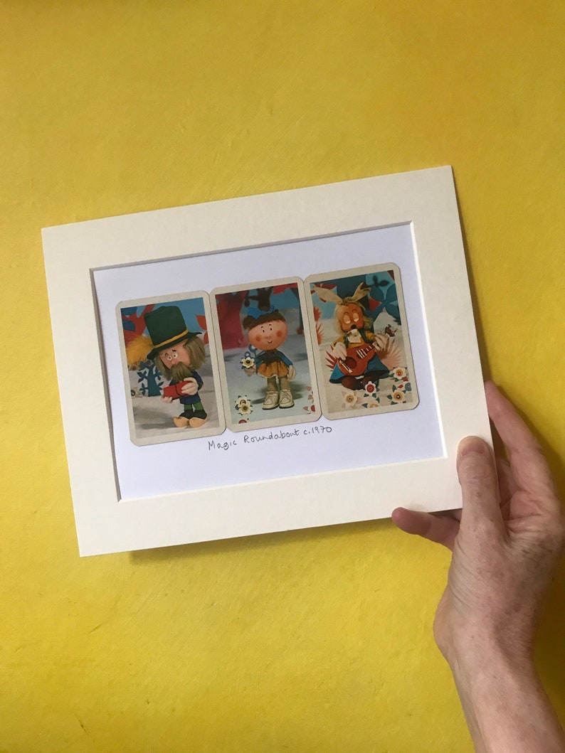 The Magic Roundabout C.1970, Mounted Artwork, Handmade Using 3 Original ...