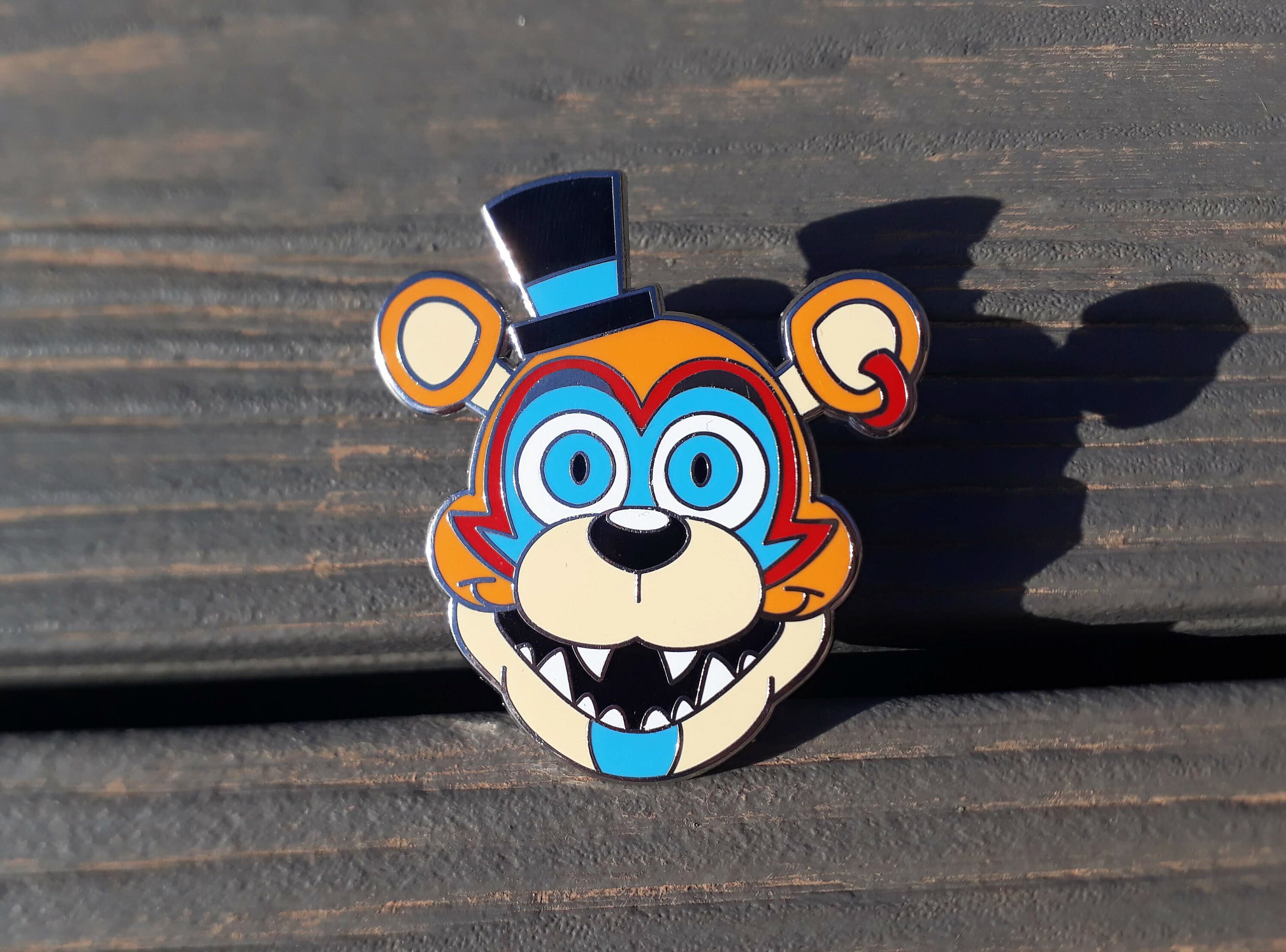 Freddy and Monty Inspired Enamel Pins - Etsy