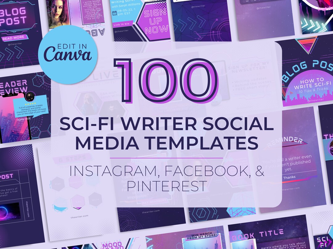 100 Social Media Writer Templates | Canva Templates | Instagram Post ...
