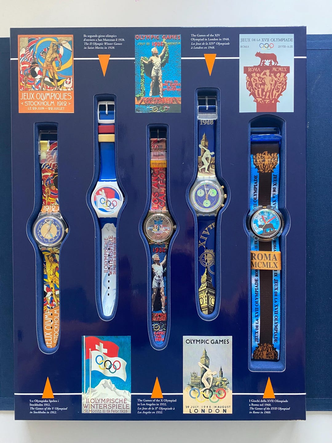 Swatch Atlanta 1996 Historical Olympic Games Collection Box Set, to ...