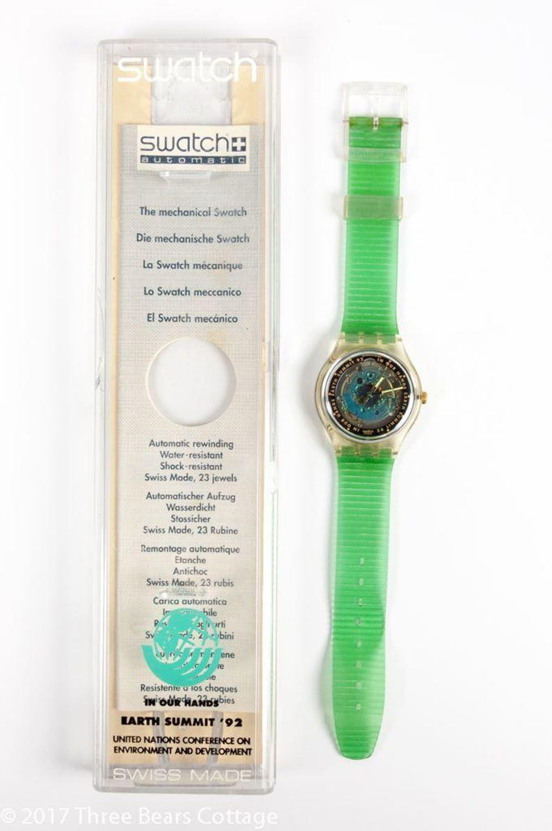 Swatch Watch 1991 Automatic Time to Move SAK102 - Etsy