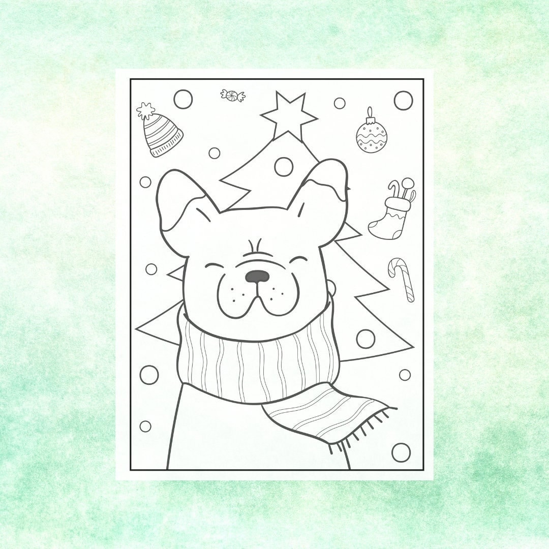 Christmas | Winter Wonderland | Coloring Pages - Etsy