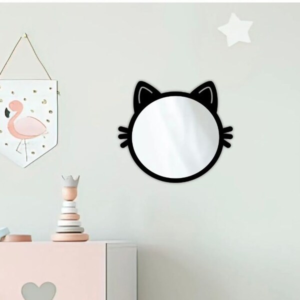 Cat Compact Mirror - Etsy
