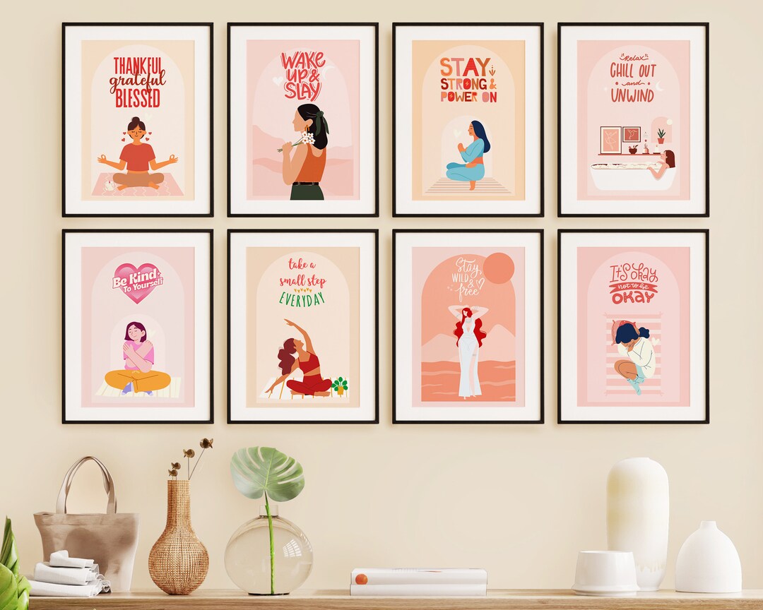 Self Care Wall Art Self Love Gallery Art Mental Health Poster - Etsy