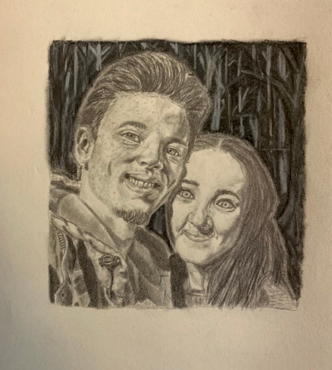 Hand Drawn Portraits - Etsy