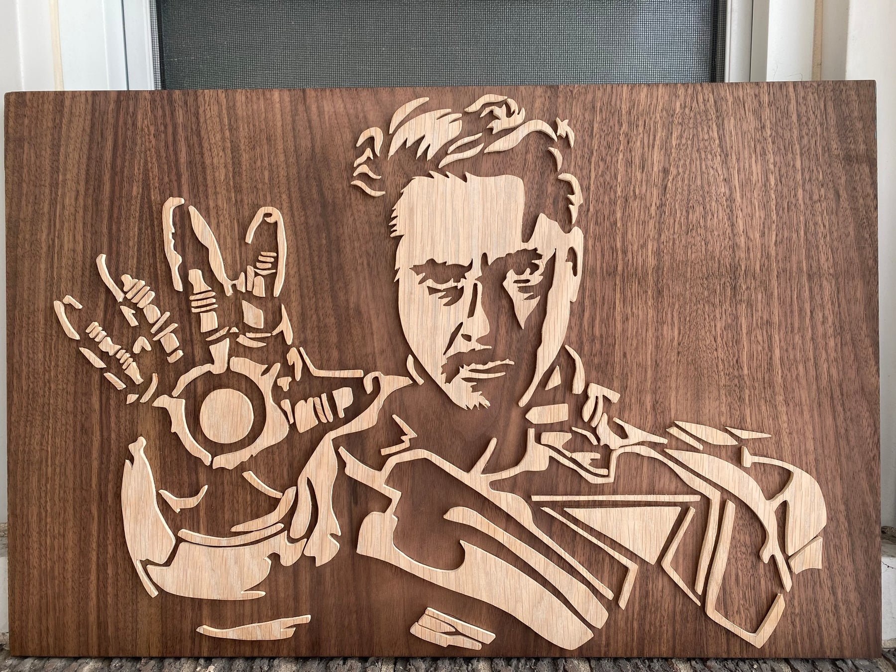 Ironman Marvel Stacked Sign SVG File Glowforge - Etsy